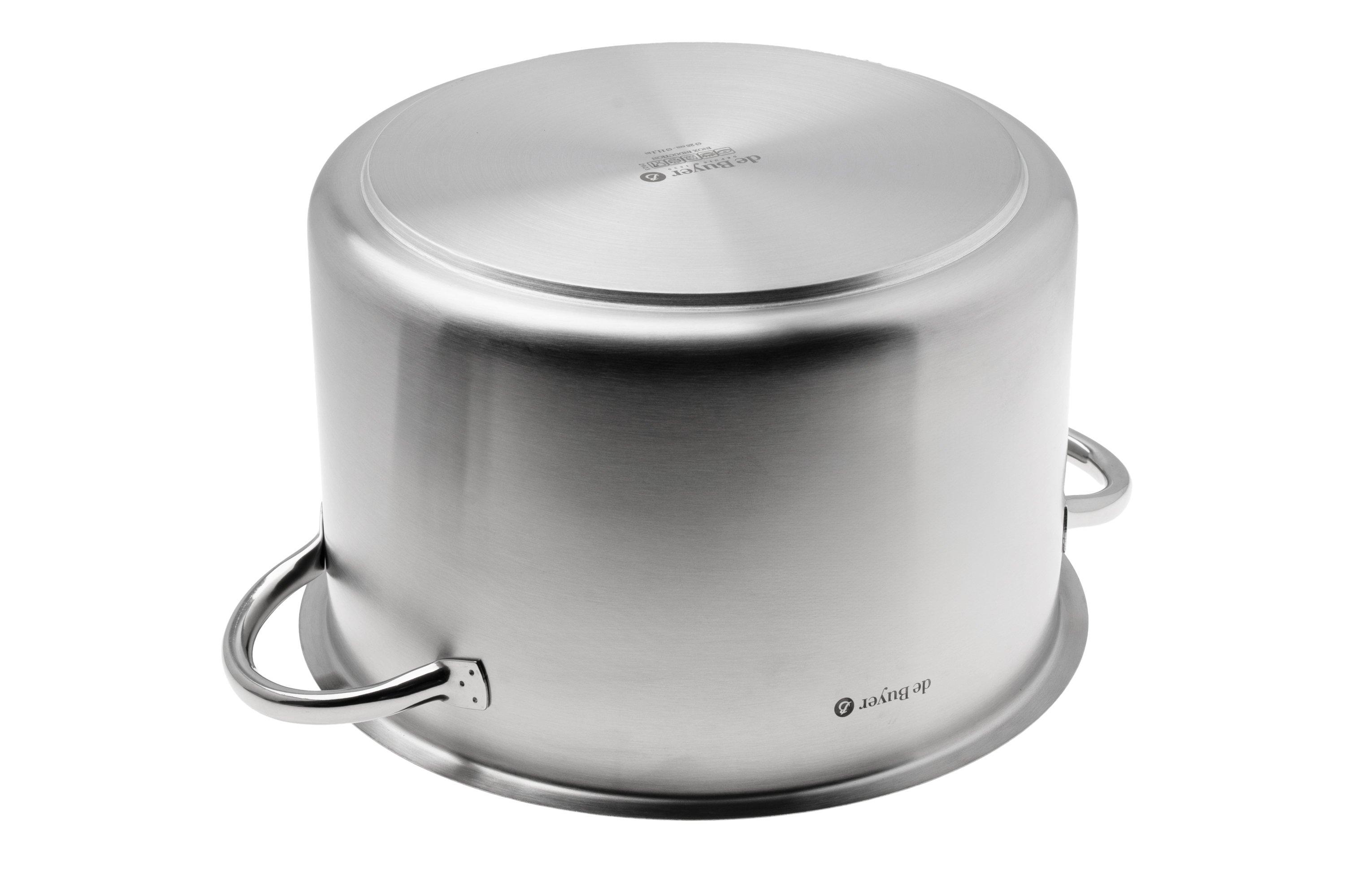de Buyer Prim’Appety 3506.28 lage kookpan zonder deksel, 28 cm, 10L ...