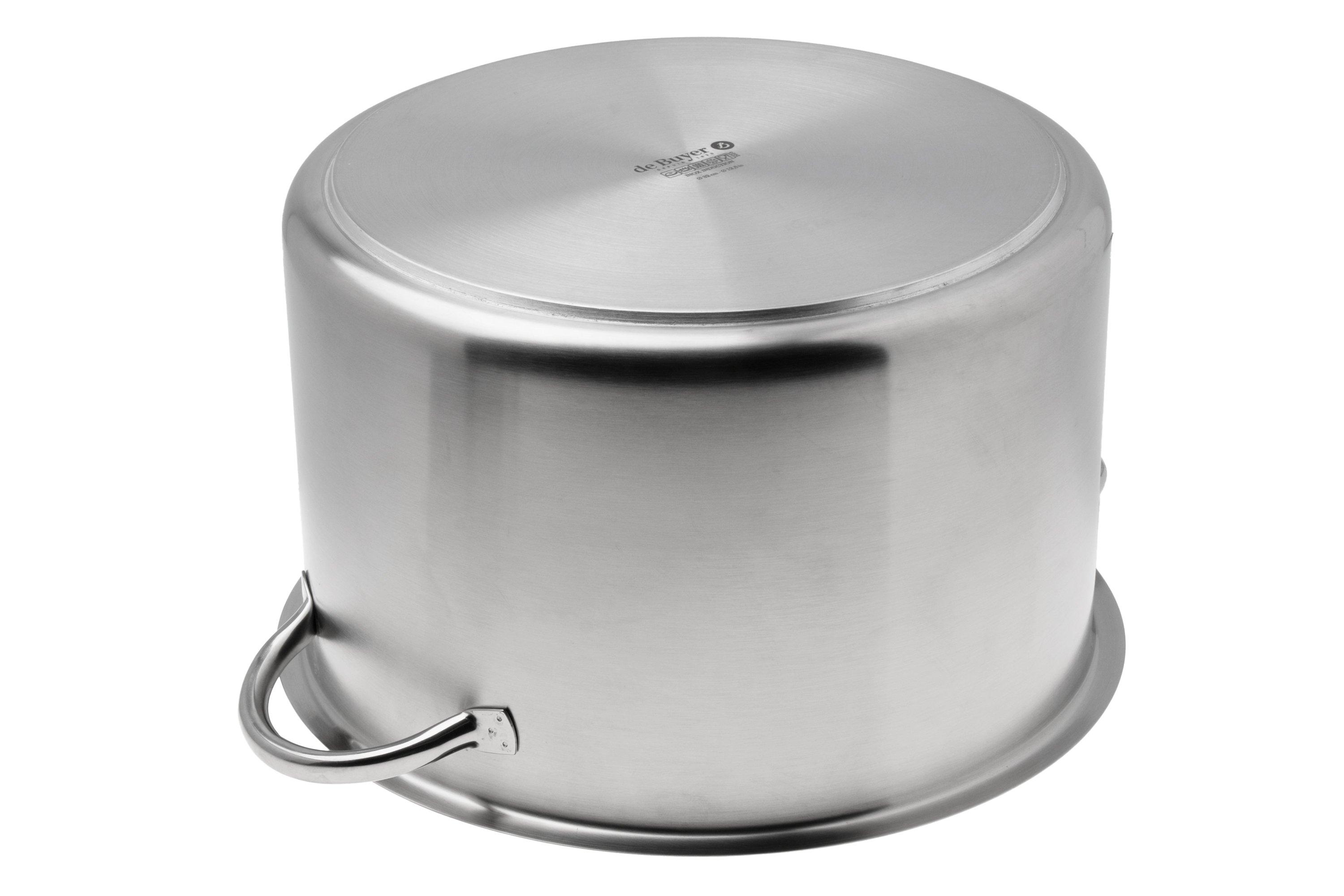 de Buyer Prim’Appety 3506.32 low cooking pot without lid, 32 cm, 14L ...