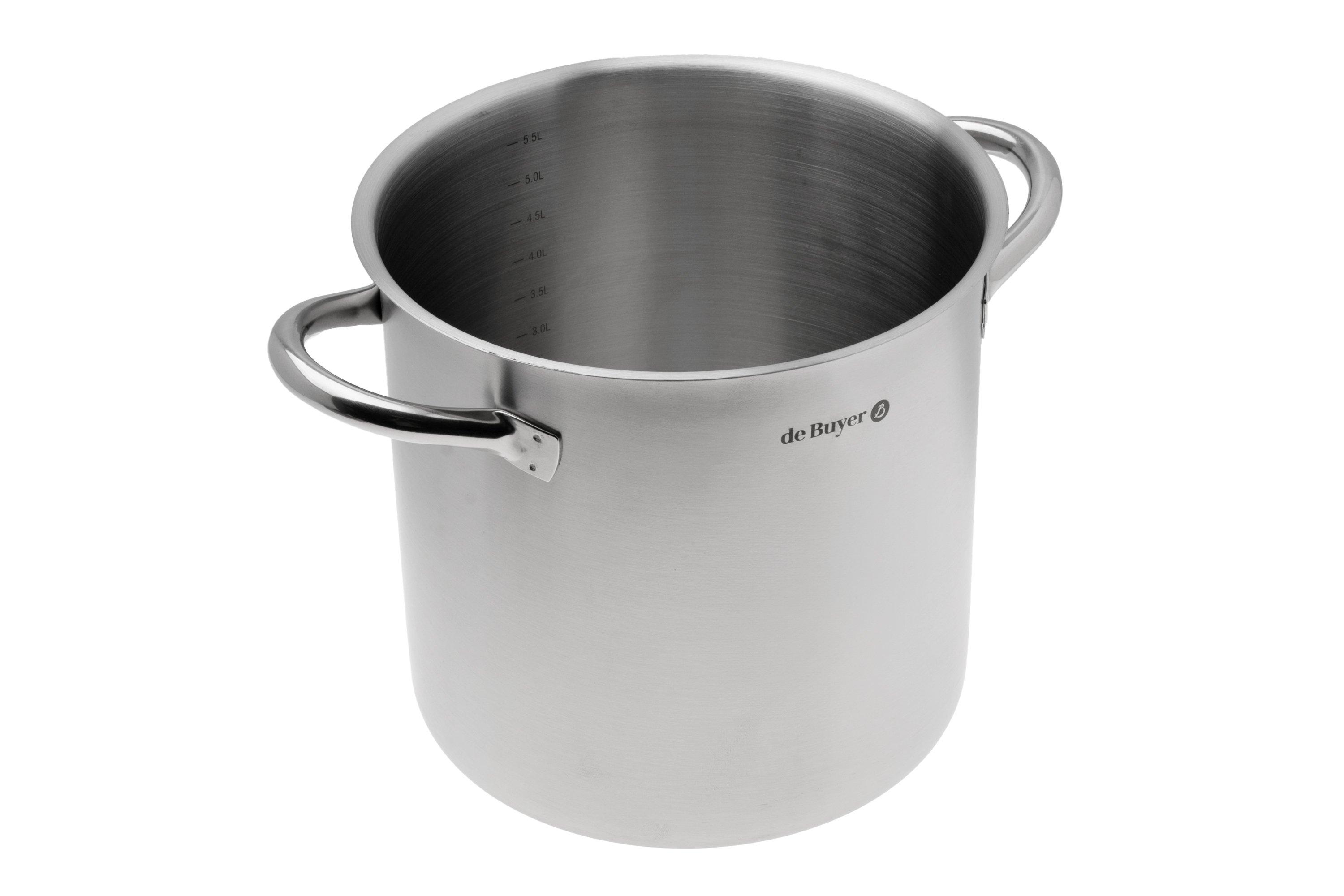 de Buyer Prim’Appety 3507.20 high stockpot without lid, 20 cm, 5,5L ...