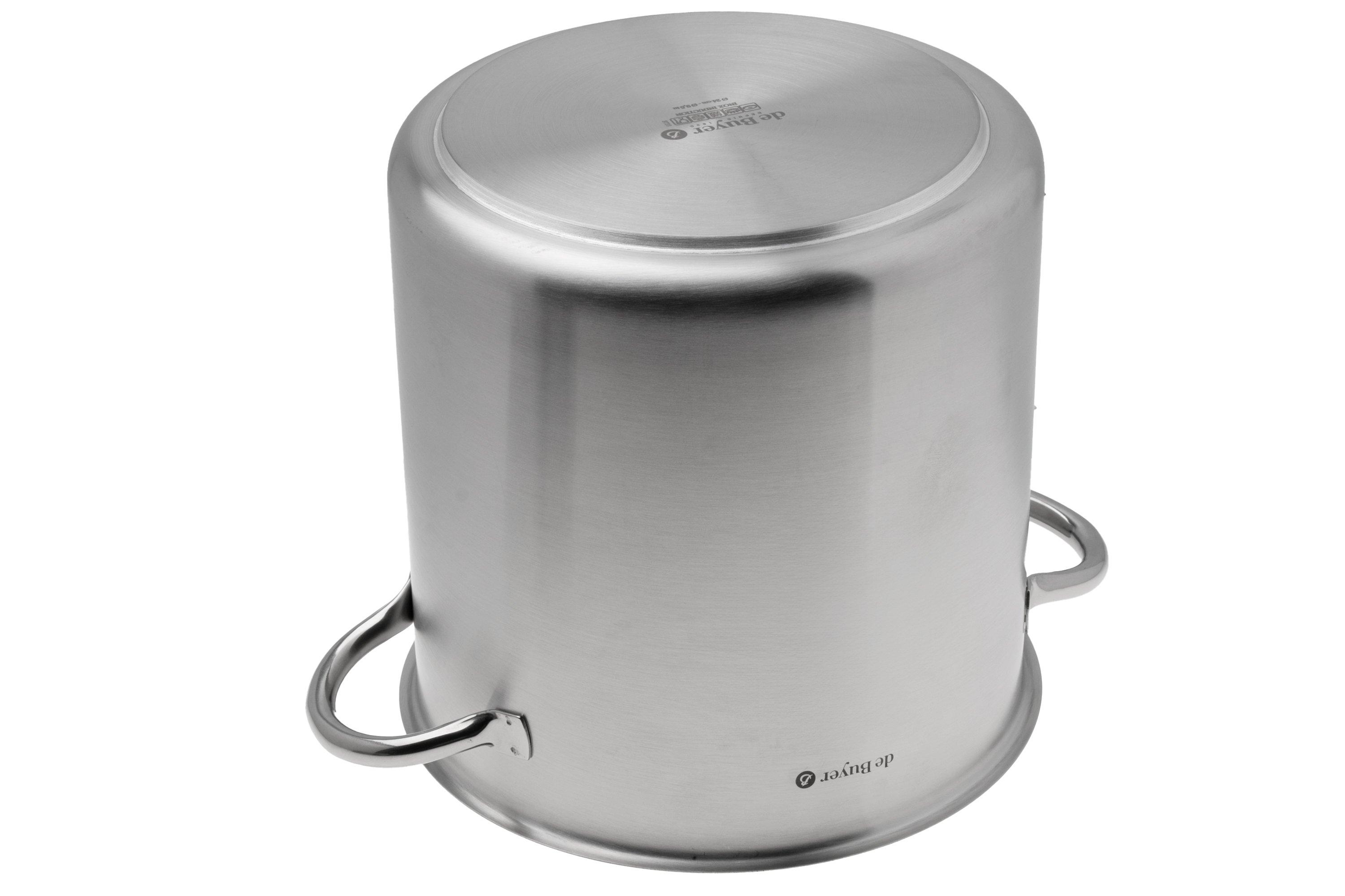 de Buyer Prim’Appety 3507.24 hoge soeppan zonder deksel, 24 cm, 10L ...