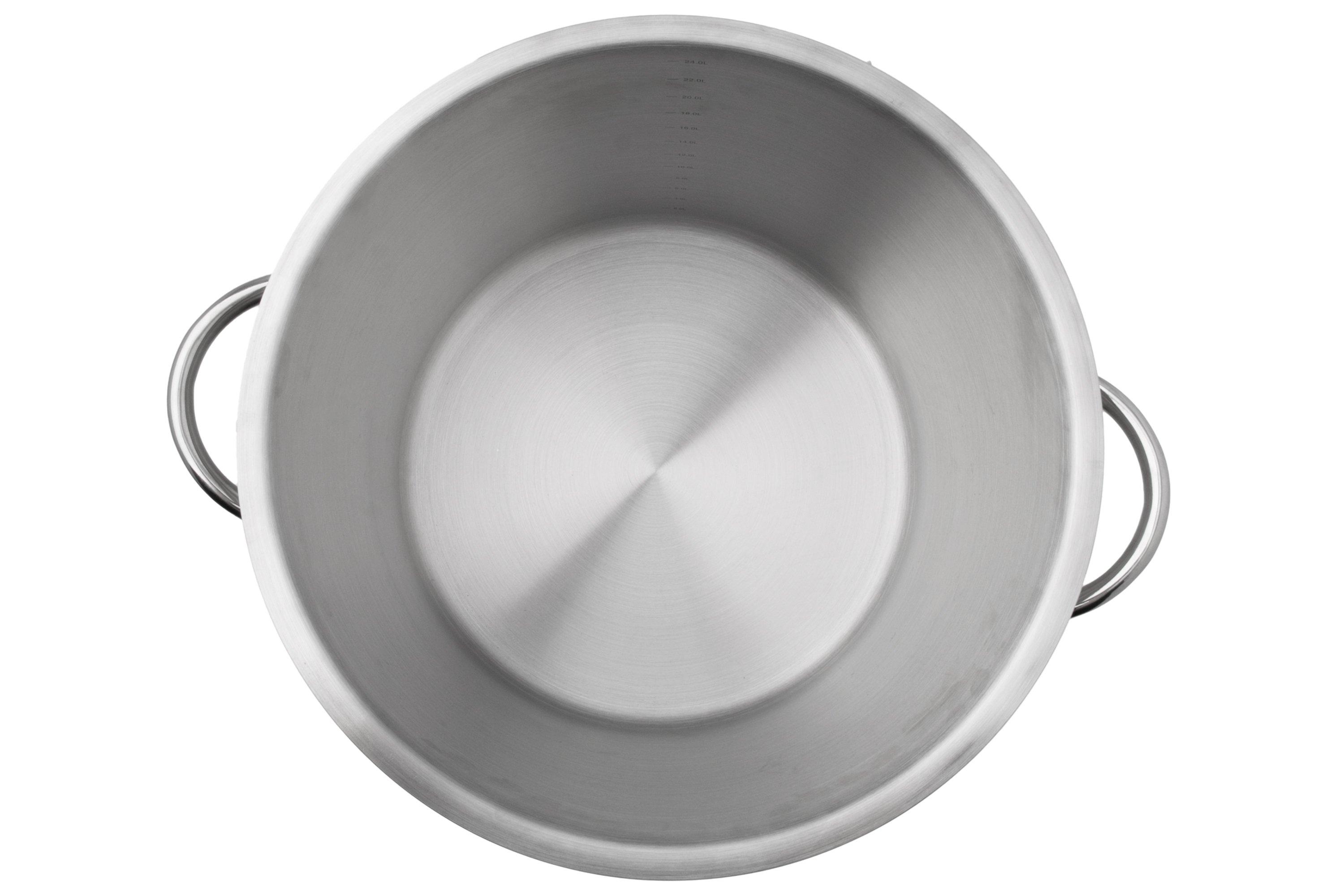 de Buyer Prim’Appety 3507.32 high stockpot without lid, 32 cm, 24L ...