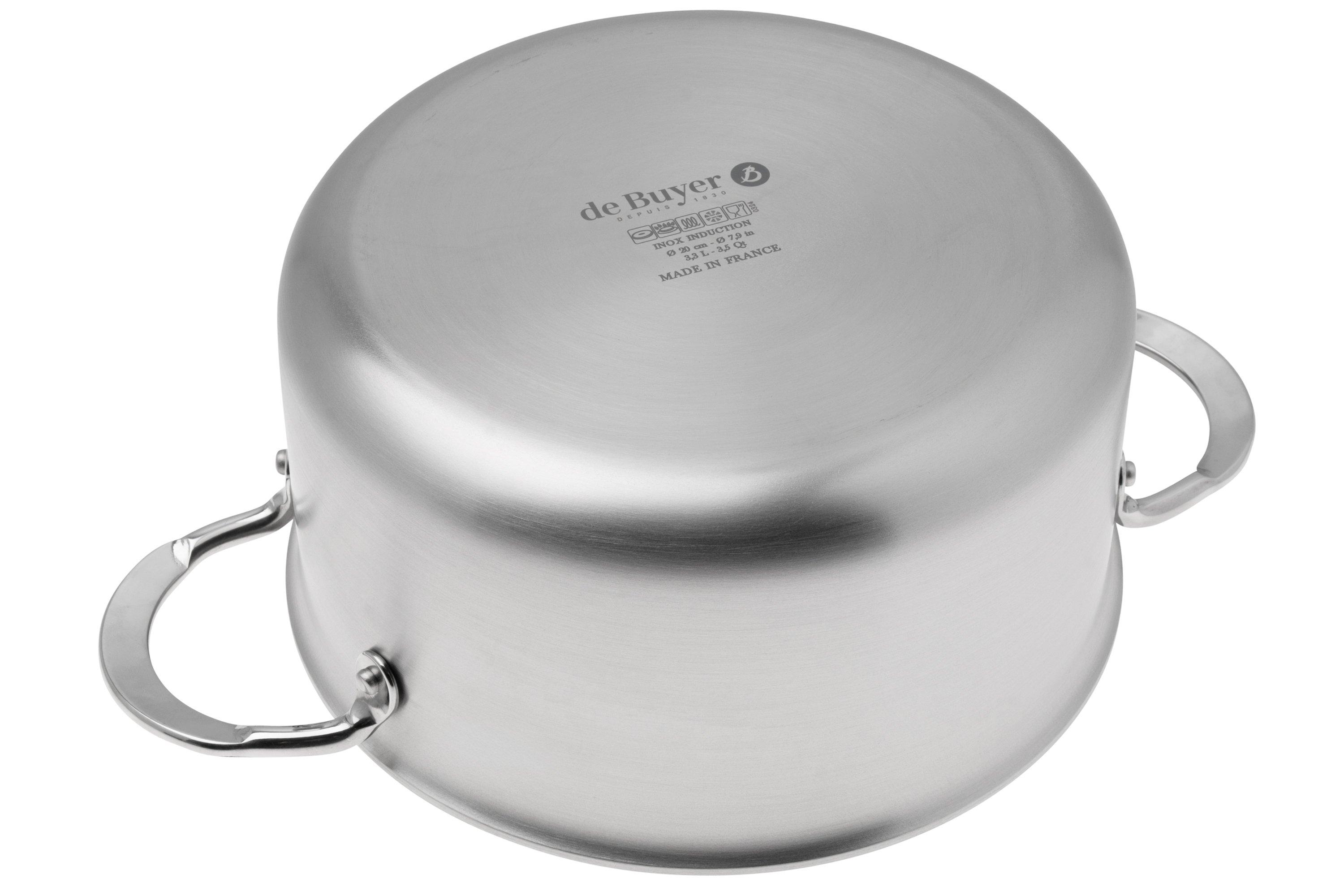 de Buyer Alchimy 3605.20 stewpan without lid, 20 cm, 3.3L | Advantageously shopping at ...