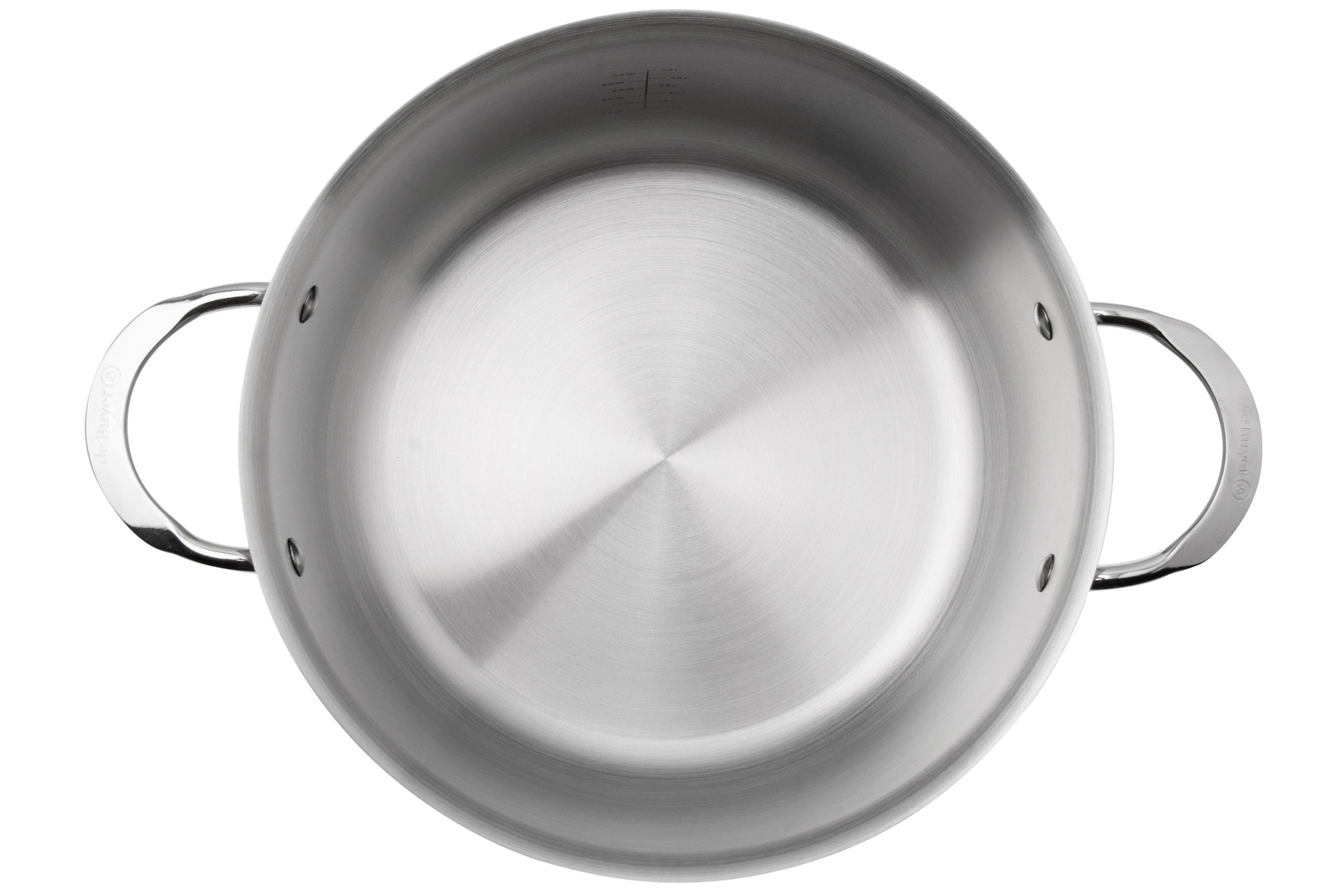 de Buyer Alchimy 3605.24 stewpan without lid, 24 cm, 5.5L ...