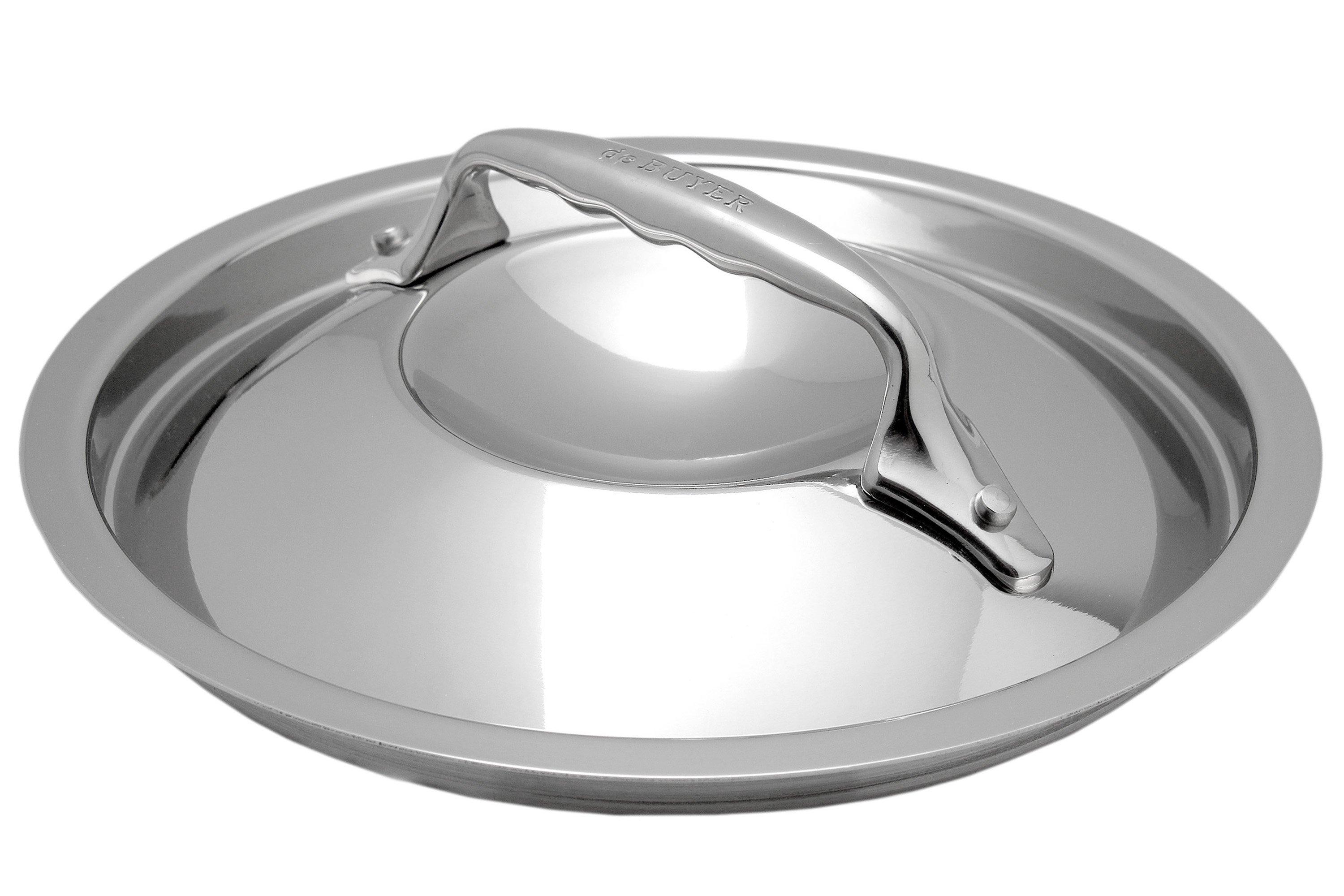 De Buyer Prima Matera / Affinity stainless steel lid 16 cm 3709.16N ...