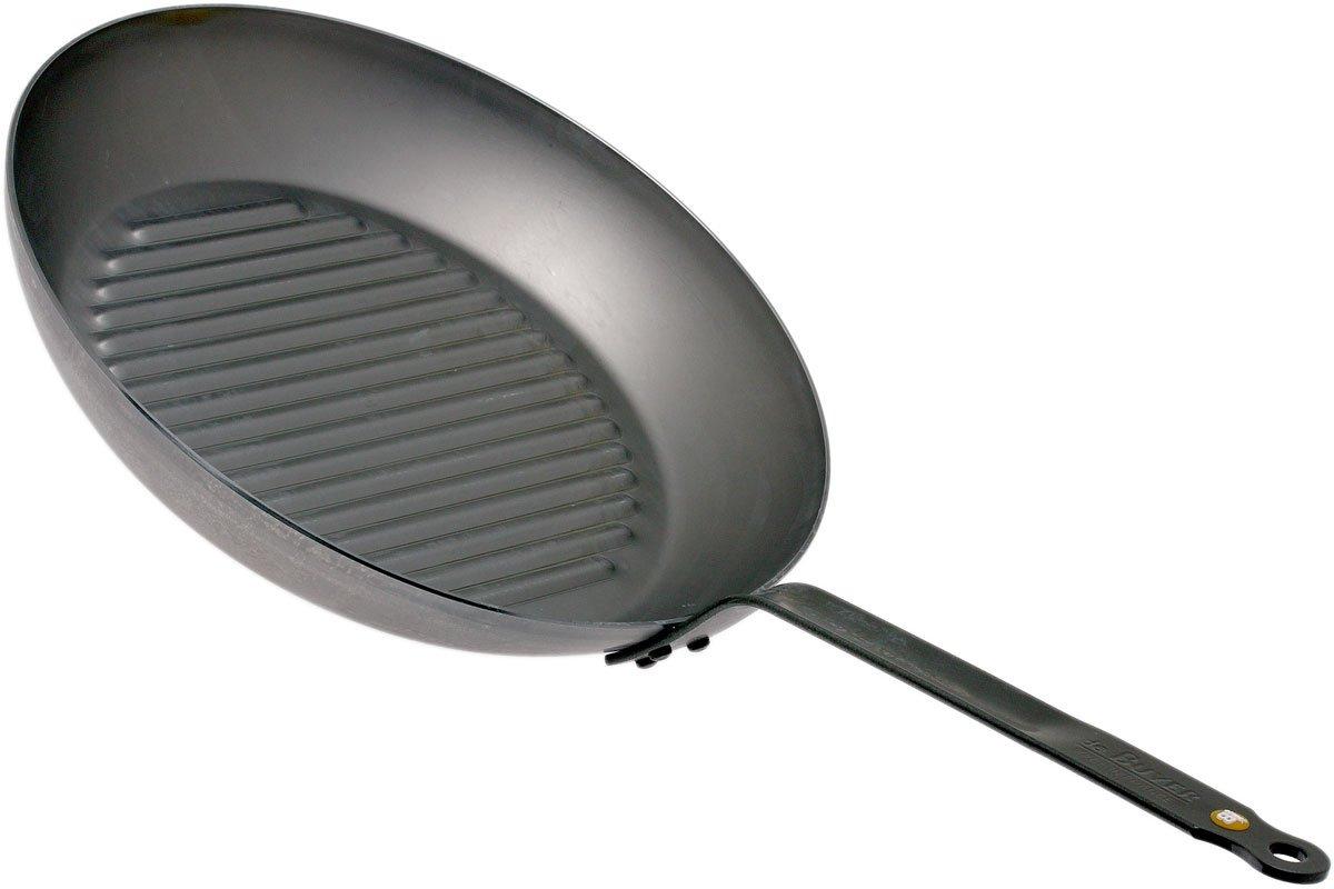 de Buyer Mineral B Element grill pan, 32cm 5613.32 | Advantageously ...