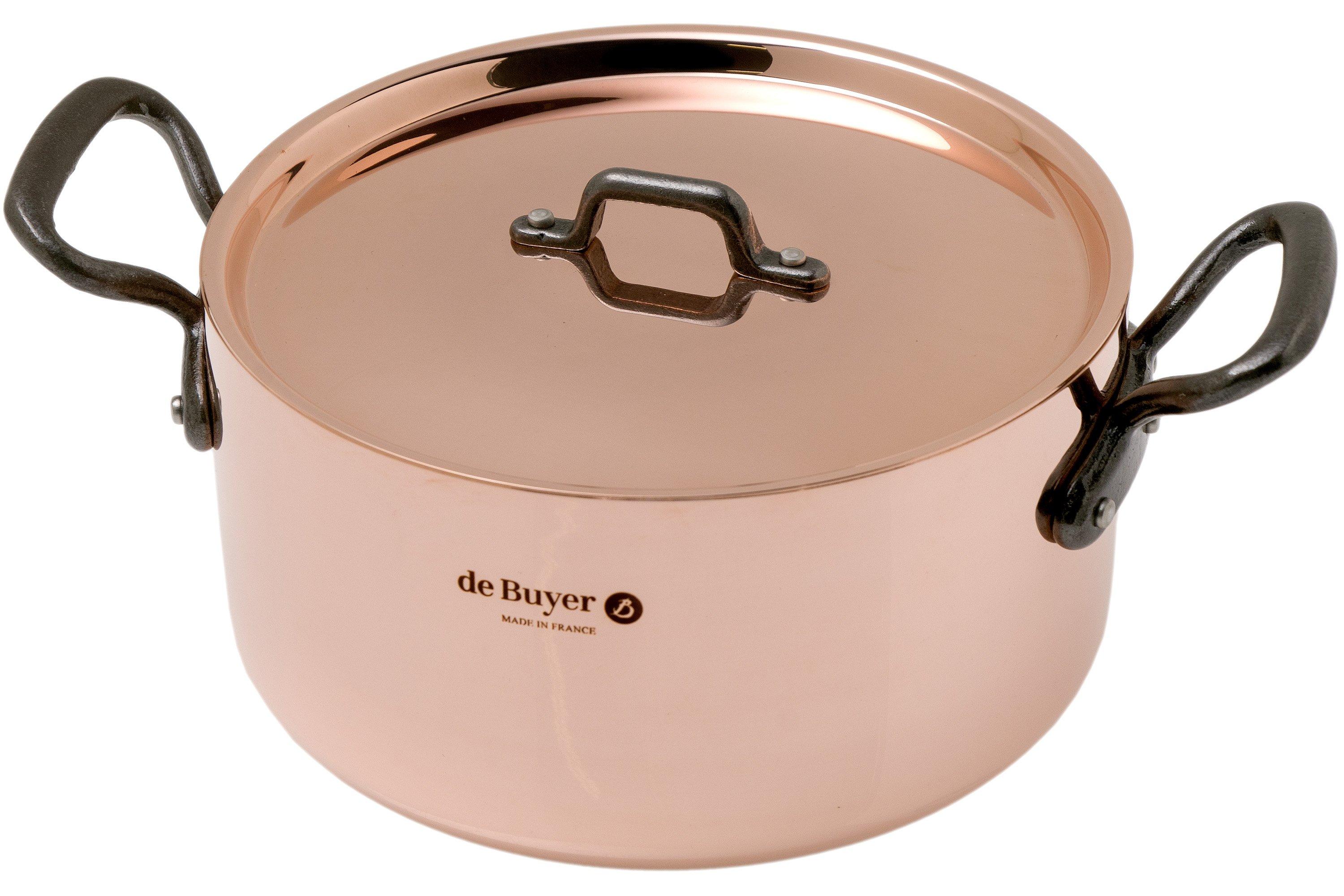 de Buyer Prima Matera Tradition 6342.20 copper cooking pot 20 cm ...