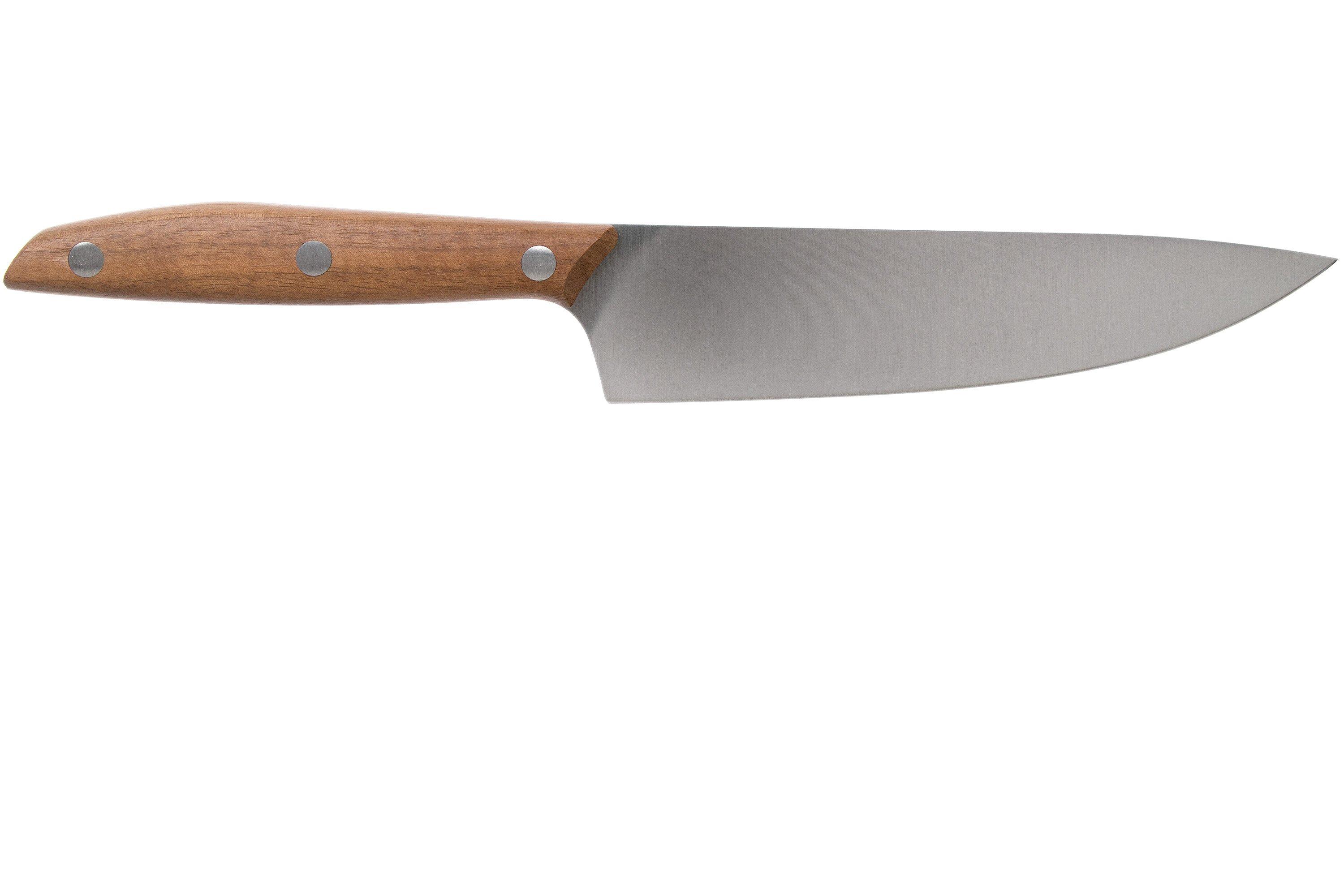 Due Cigni 1896, 2C1008NO faca de chef 15 cm, madeira de nogueira ...