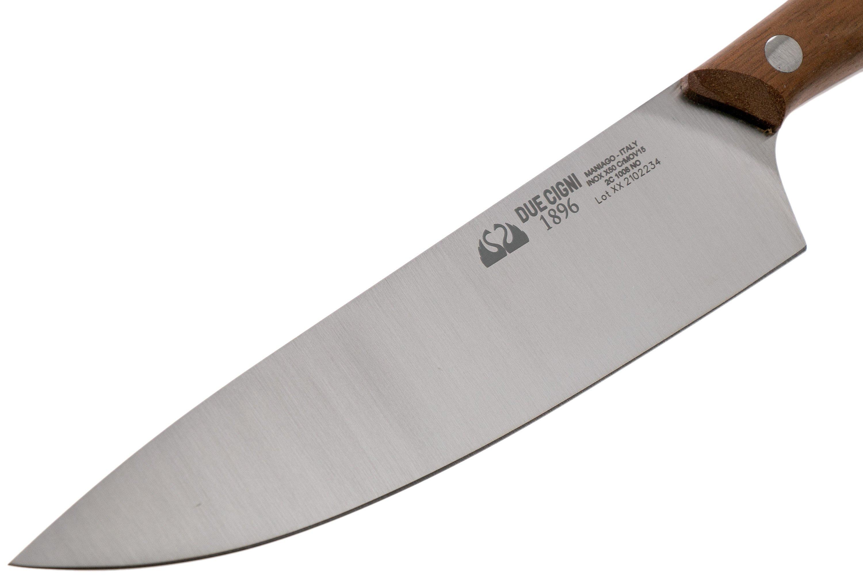 Due Cigni 1896, 2C1008NO chef's knife 15 cm, walnut wood ...