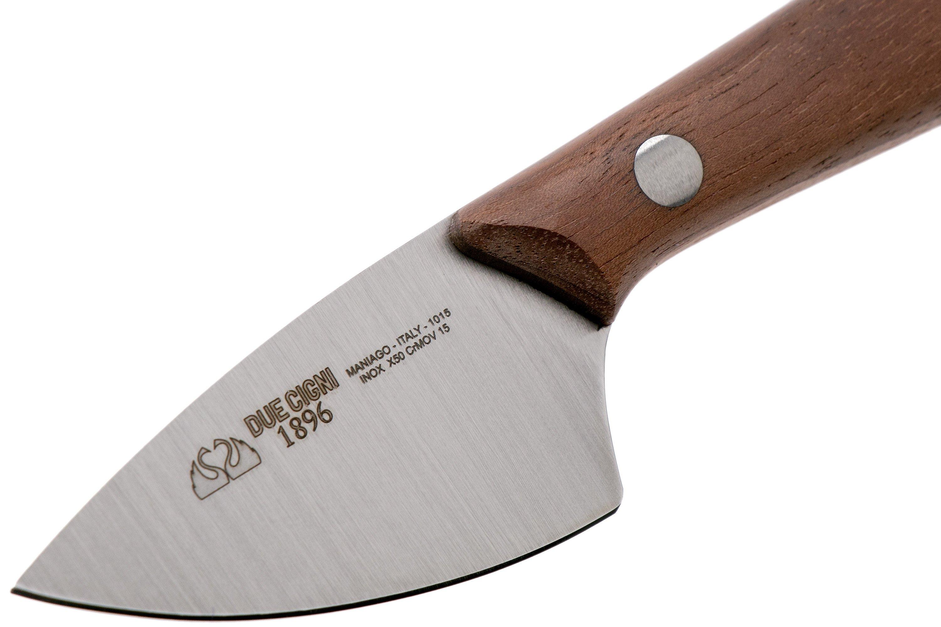 Due Cigni 1896, 2C1015NO cheese knife 5 cm, walnut wood ...