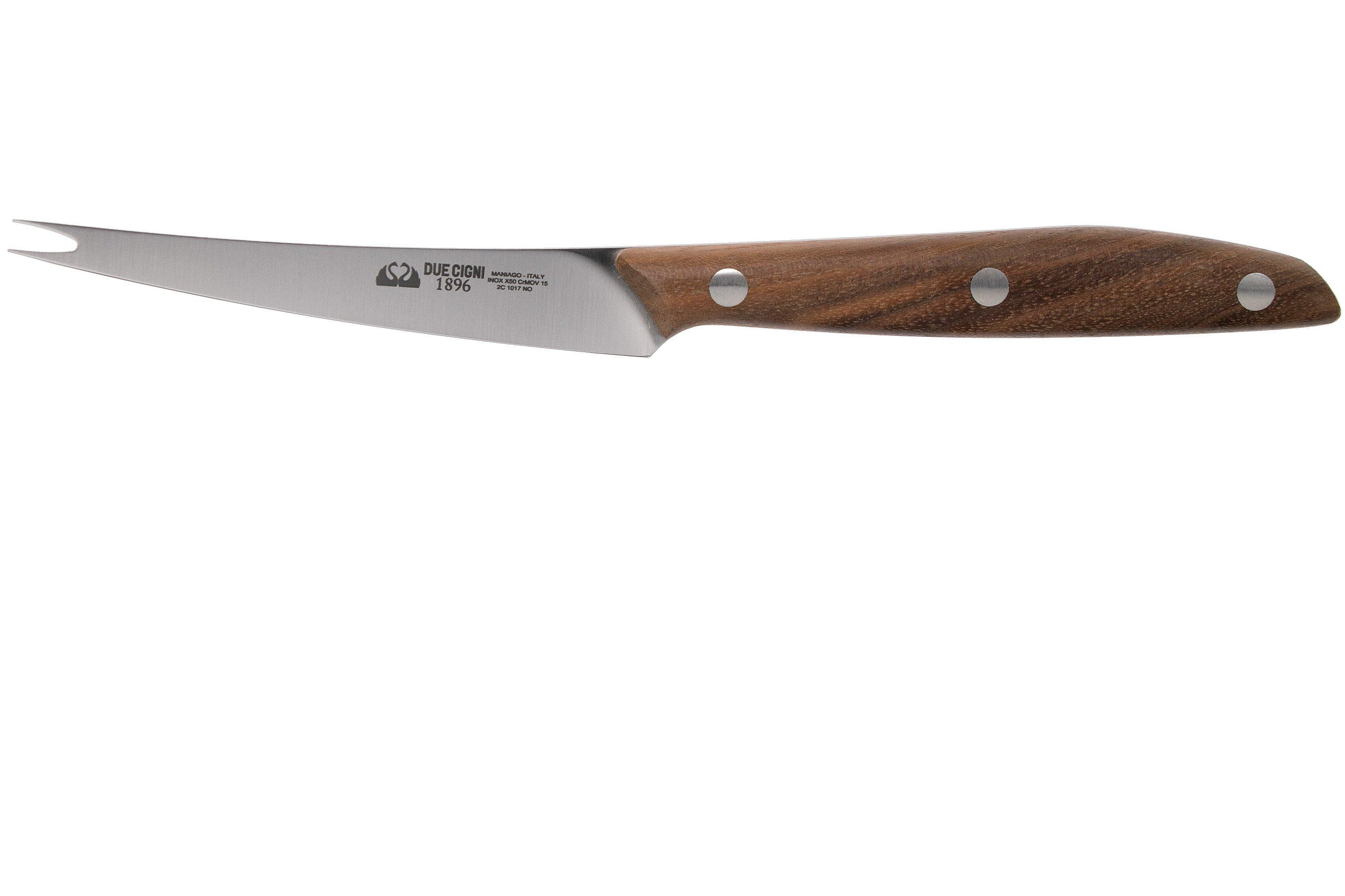 Due Cigni 1896, 2C1017NO cheese knife 10 cm, walnut wood ...