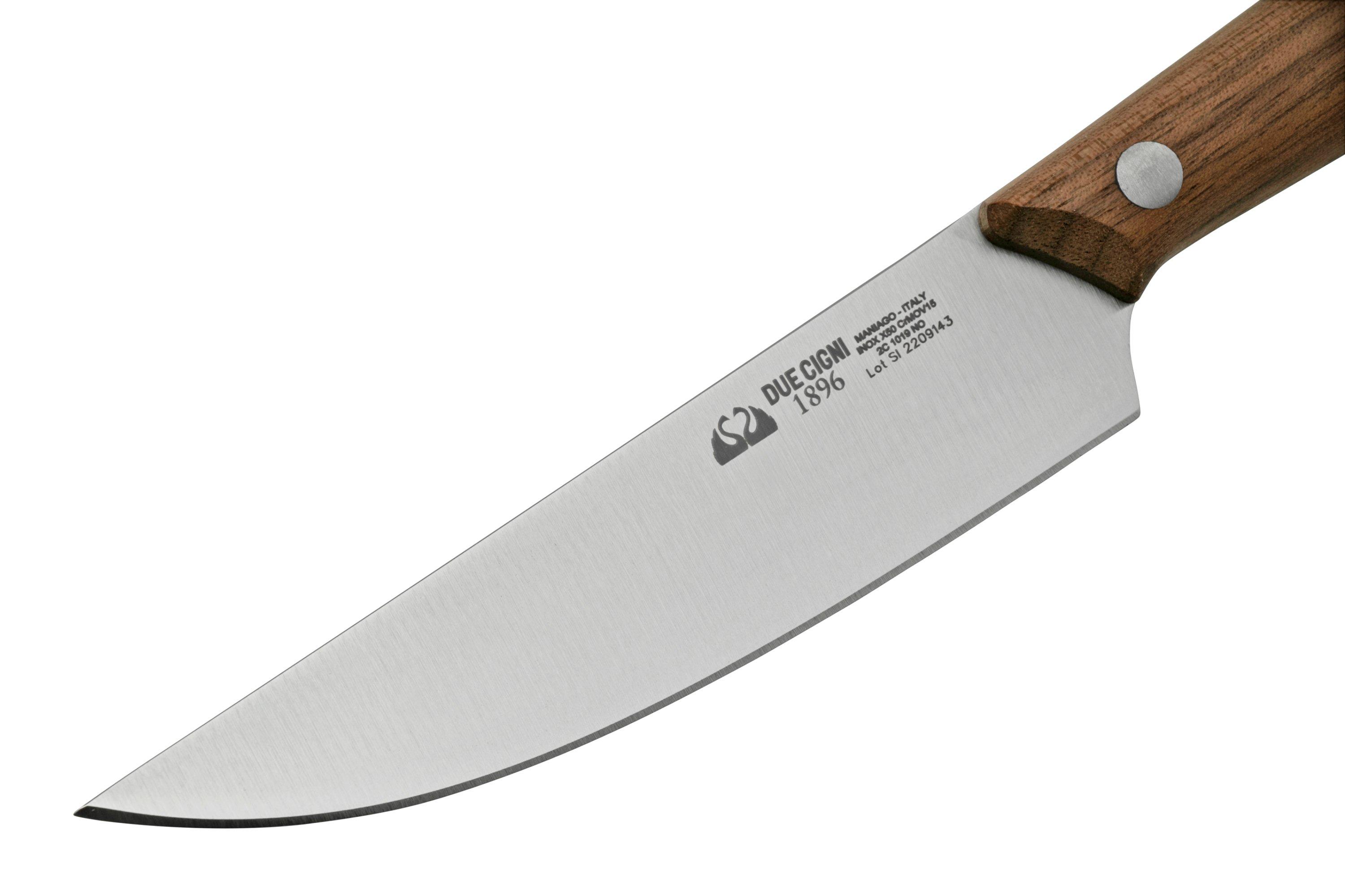 Due Cigni 1896 America 2C1019NOSET4, 4-piece steak knife set, walnut ...