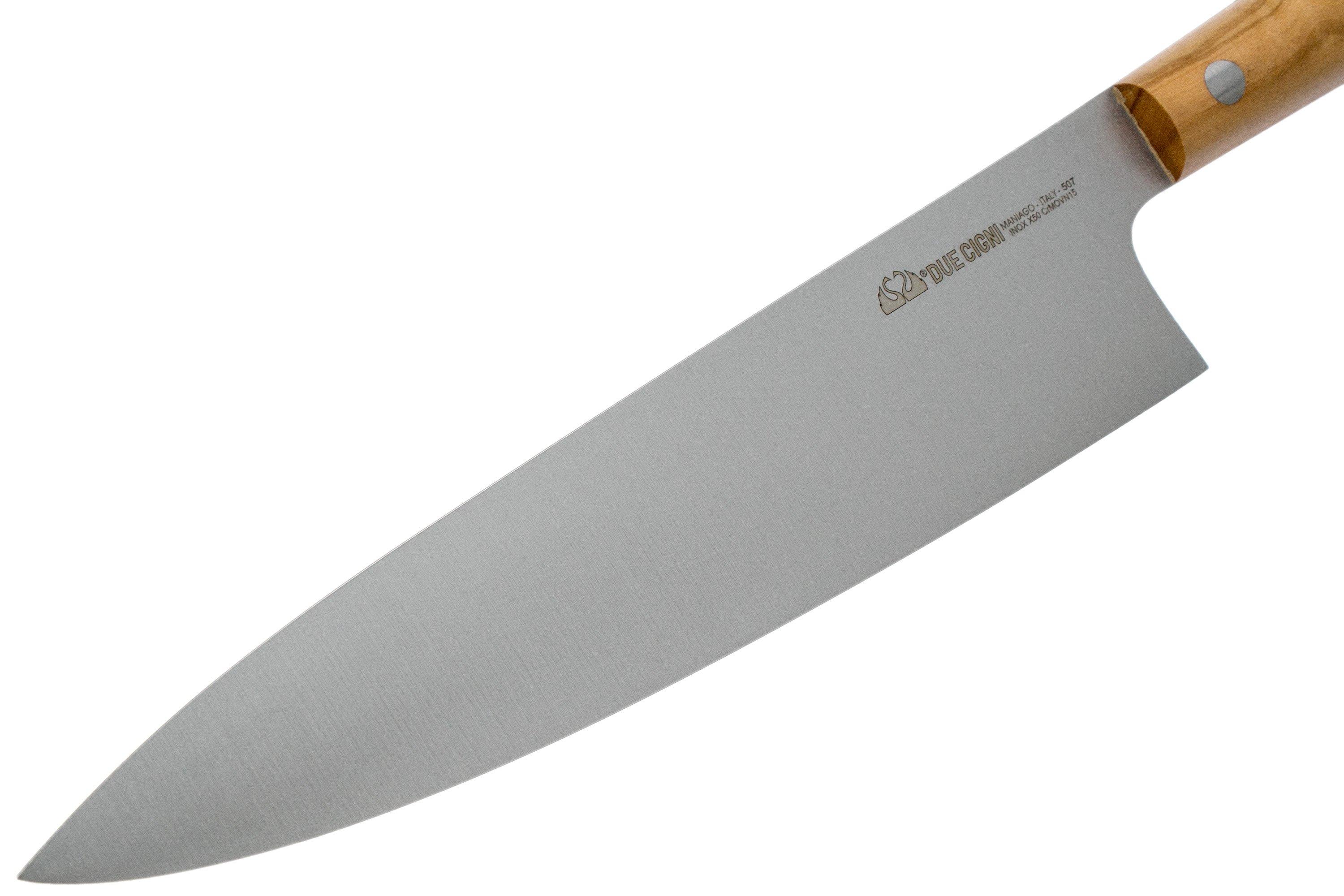 Due Cigni Hakucho Gyuto 21 cm, olive wood | Advantageously shopping at ...