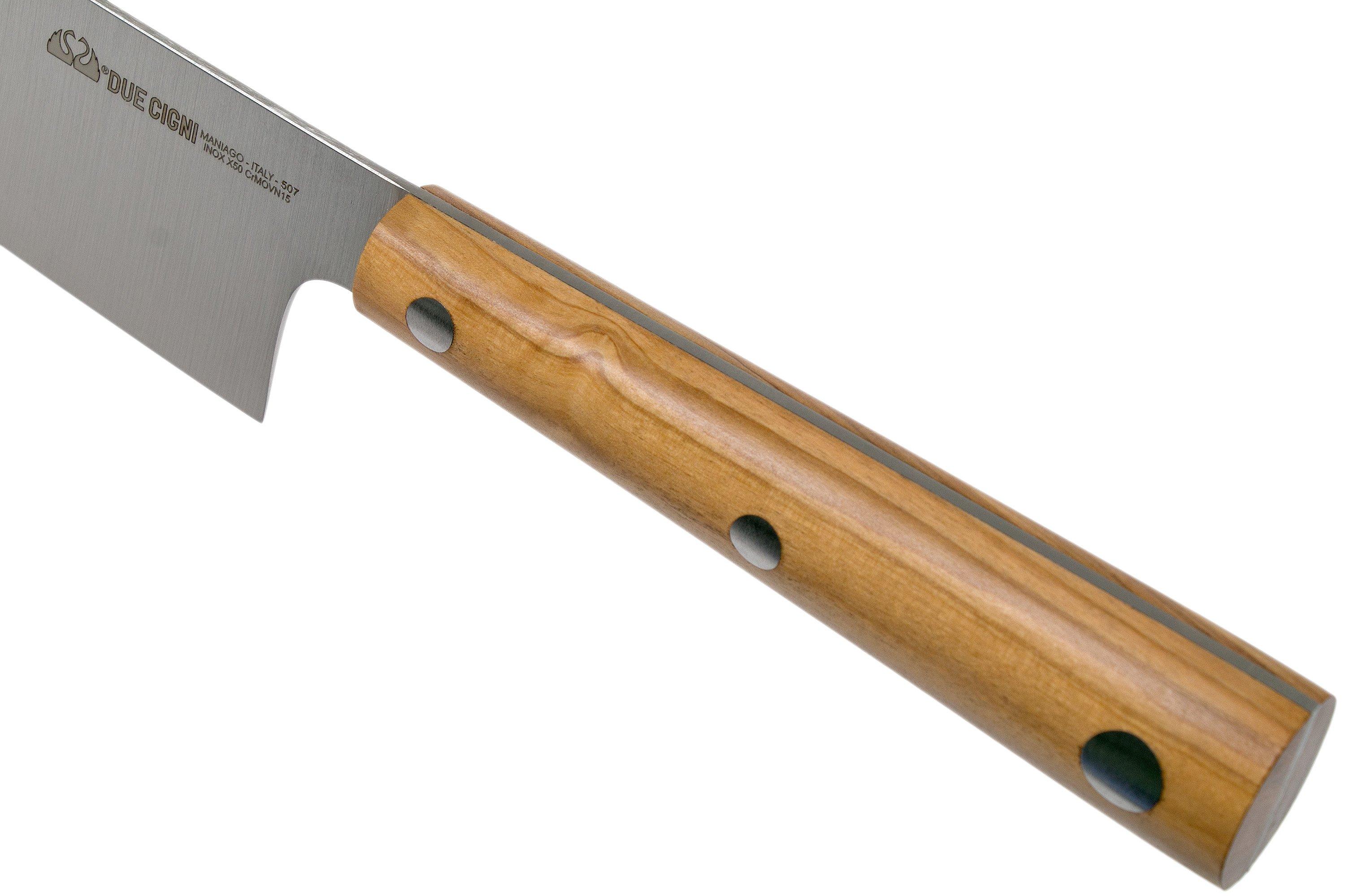 Due Cigni Hakucho Gyuto 21 cm, olive wood | Advantageously shopping at ...