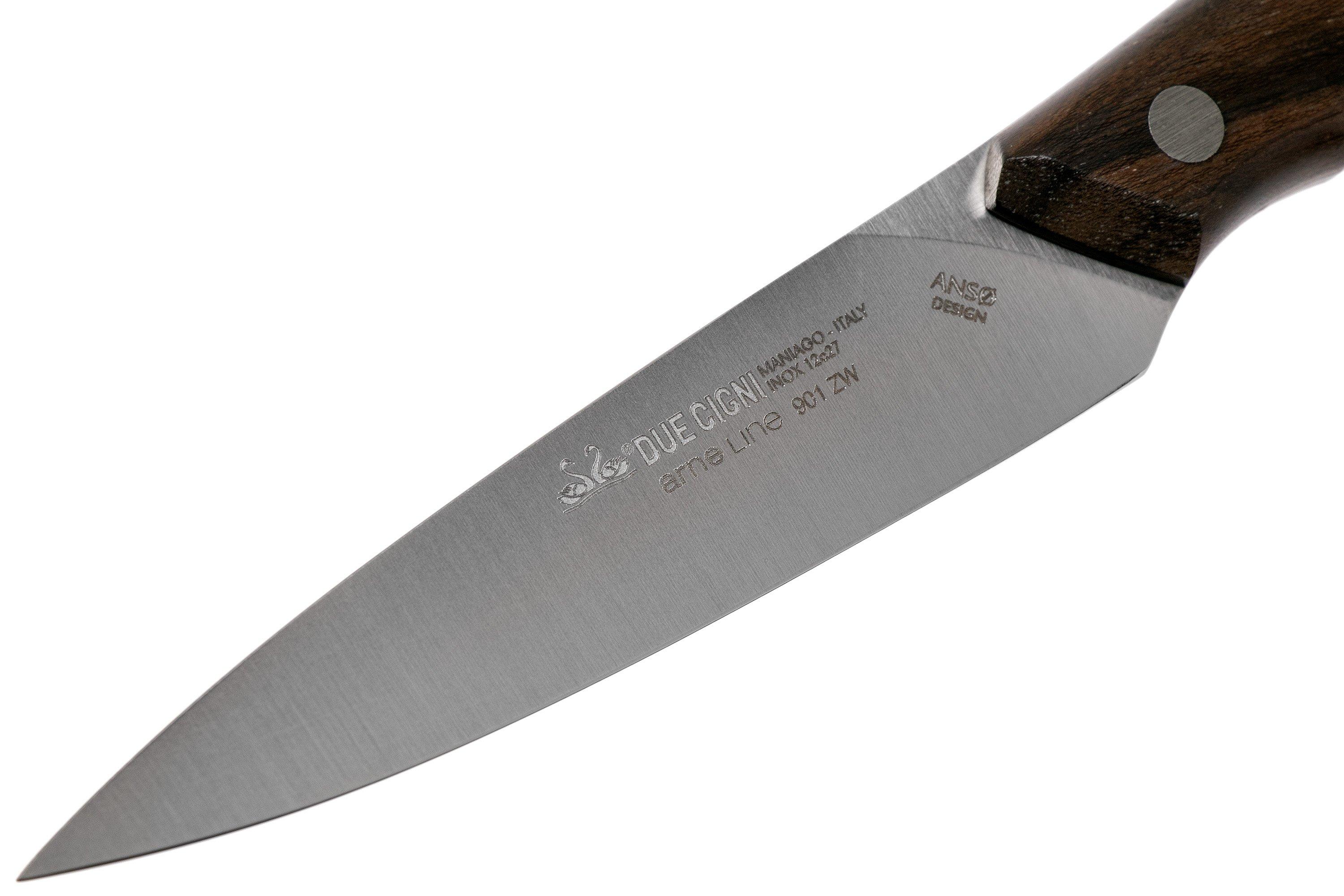 Due Cigni Arne Line paring knife 10 cm, ziricote | Advantageously ...
