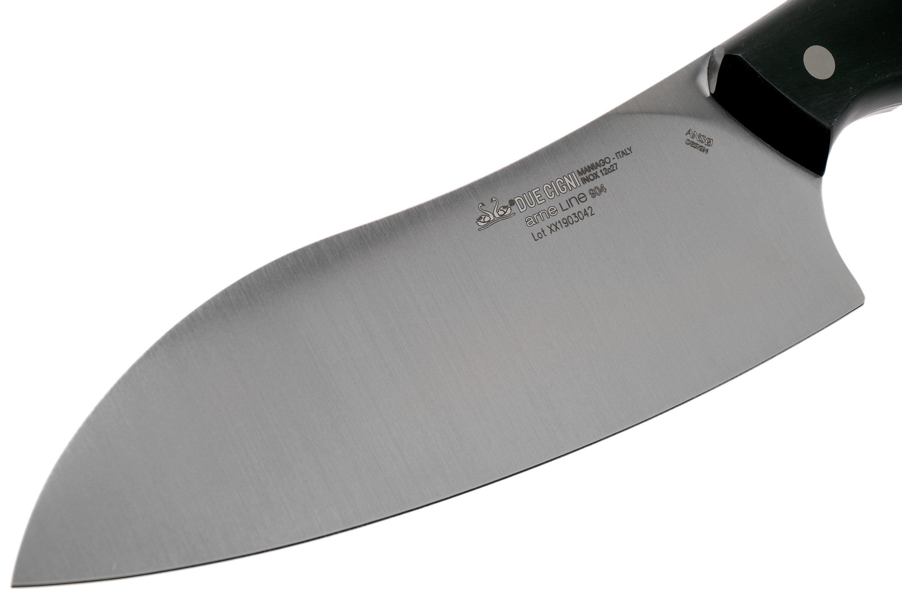 Due Cigni Arne Line santoku 19 cm, black | Advantageously shopping at ...
