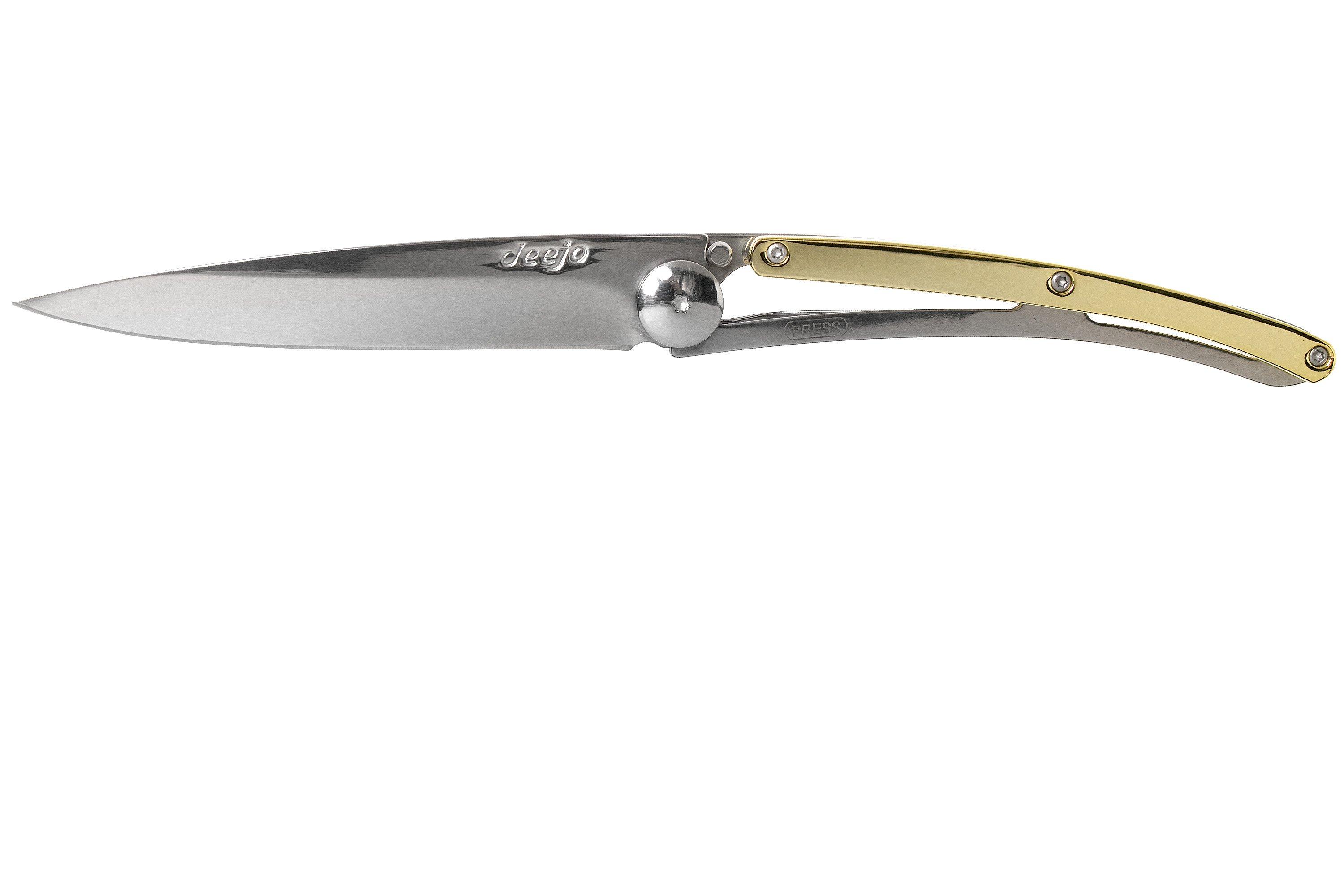 Deejo Gold 37g, Yellow Gold Gilded 1AM000010 pocket knife ...