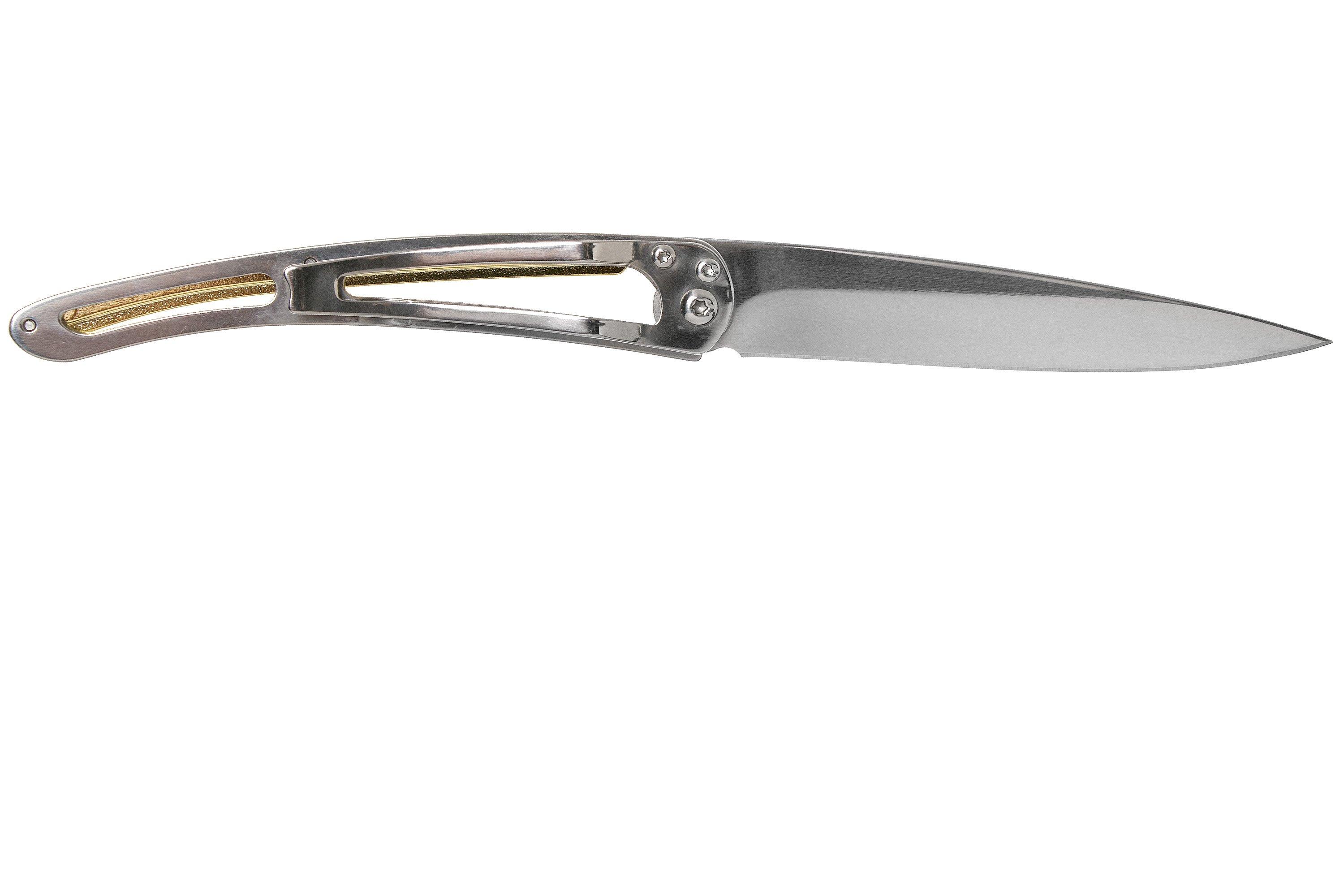 Deejo Gold 37g, Yellow Gold Gilded 1AM000010 pocket knife ...