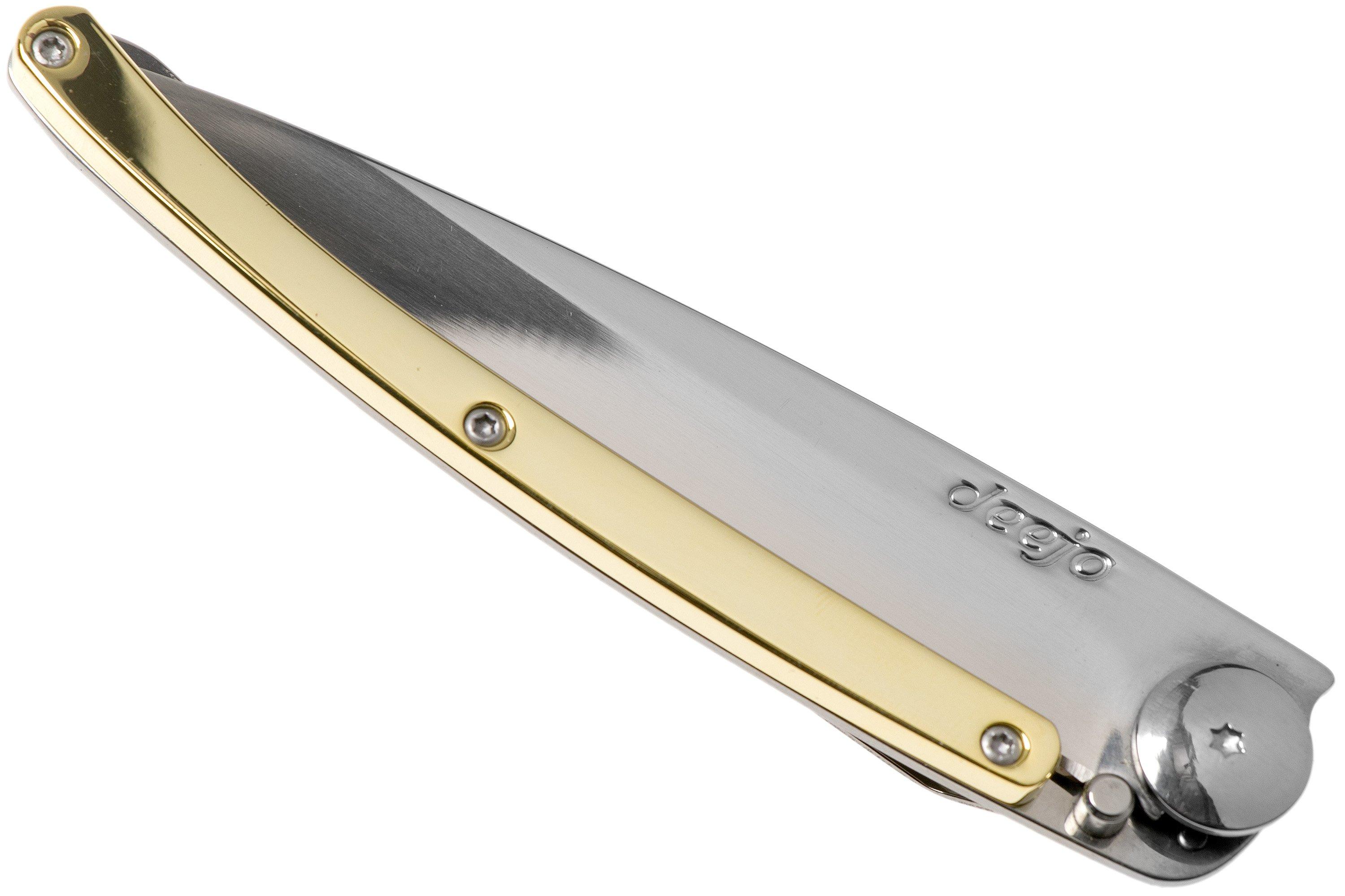 Deejo Gold 37g, Yellow Gold Gilded 1AM000010 pocket knife ...