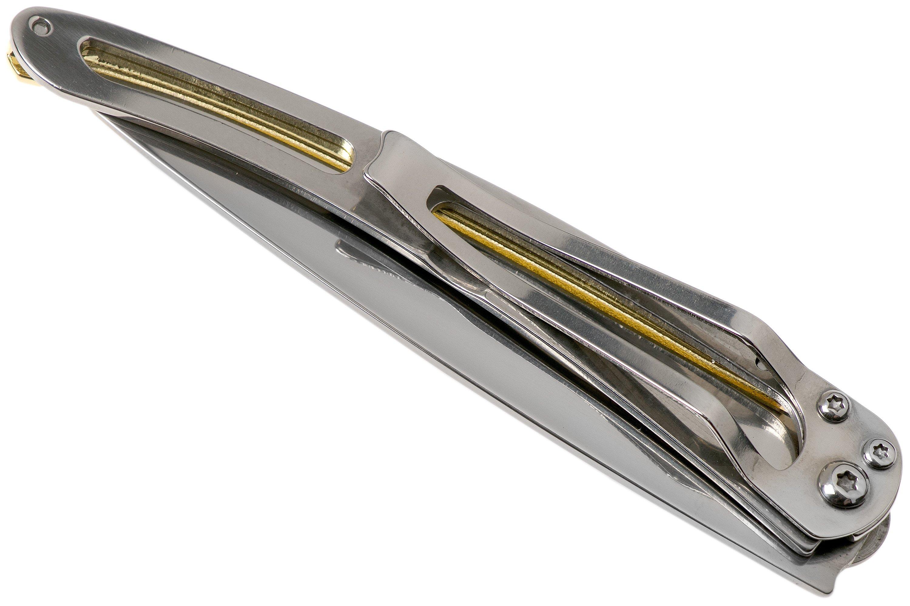 Deejo Gold 37g, Yellow Gold Gilded 1AM000010 pocket knife ...