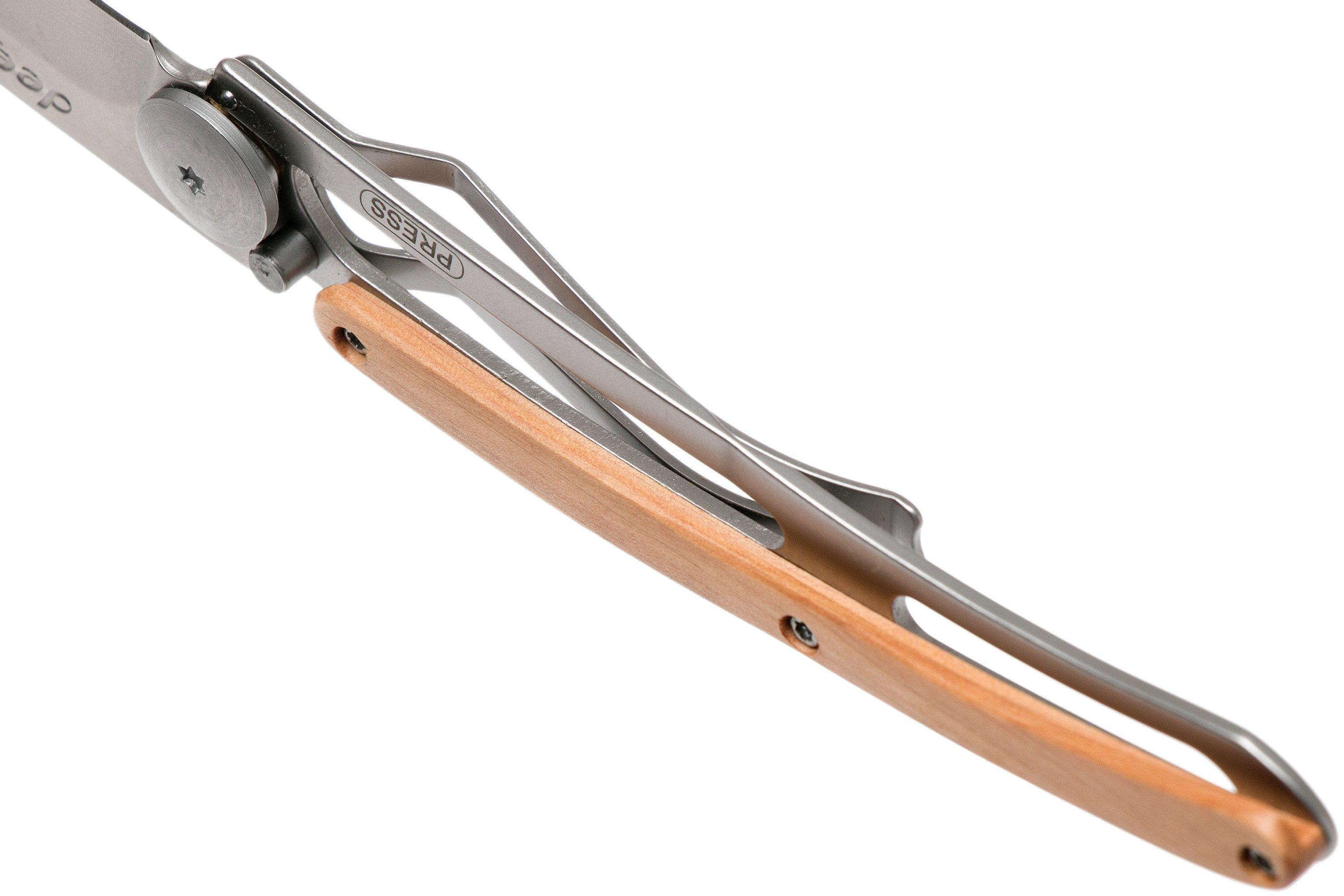 Deejo Wood 37g, Juniper wood 1CBG02 left-handed pocket knife ...