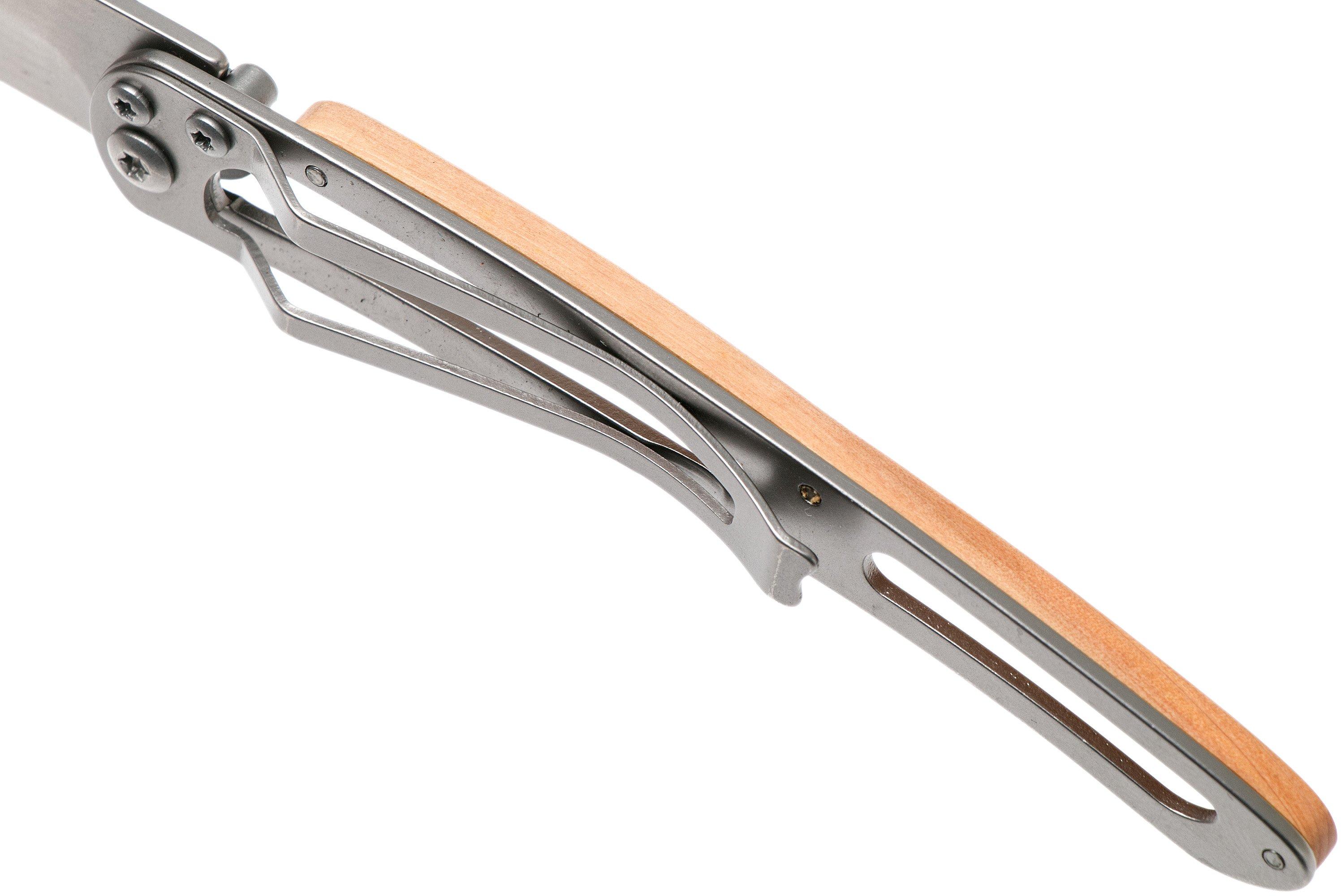 Deejo Wood 37g, Juniper wood 1CBG02 left-handed pocket knife ...