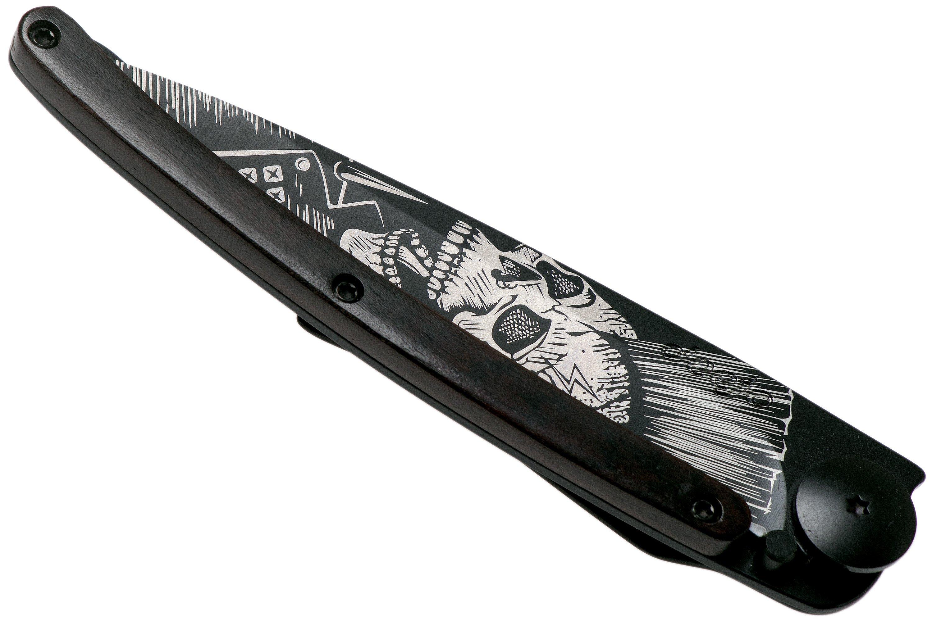 Deejo Tattoo Black 37g, Ebony, Punk 1GB000148 pocket knife ...