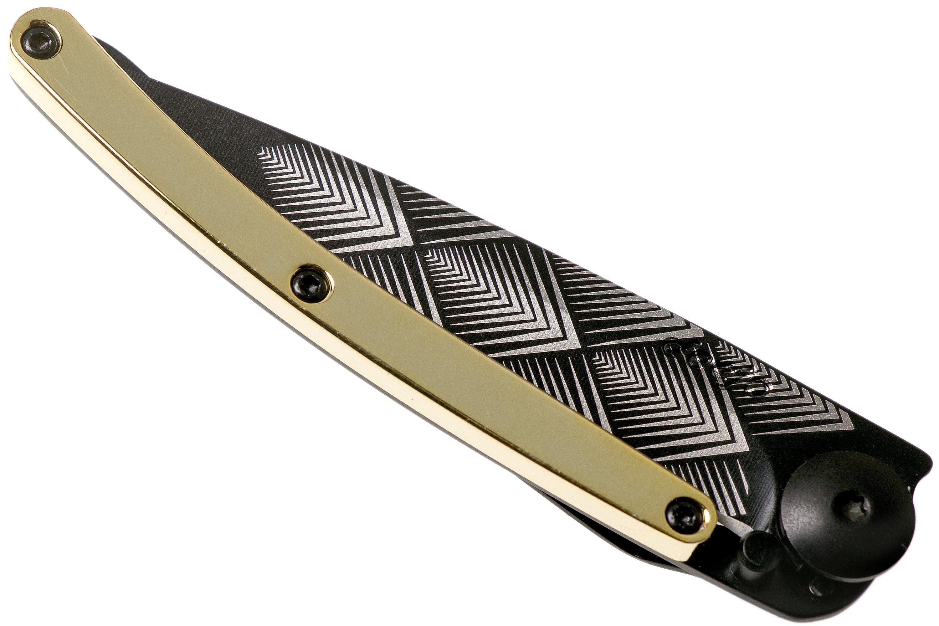 Deejo Tattoo Gold Black 27g, Yellow Gold Gilded, Art Déco DJ9GM000021 ...