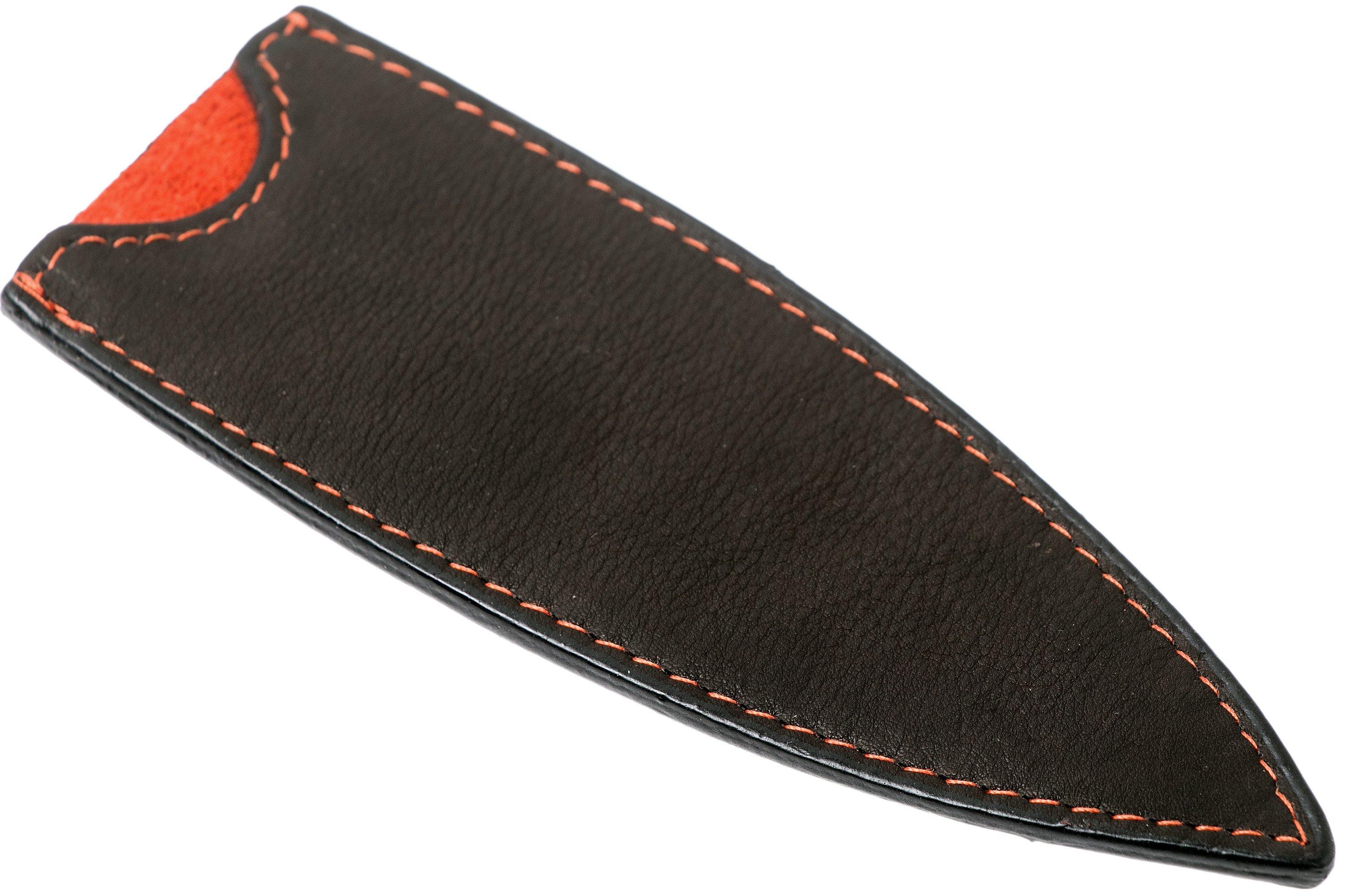 Deejo mocca leather sheath for 37g Deejo, E502 sheath | Advantageously ...