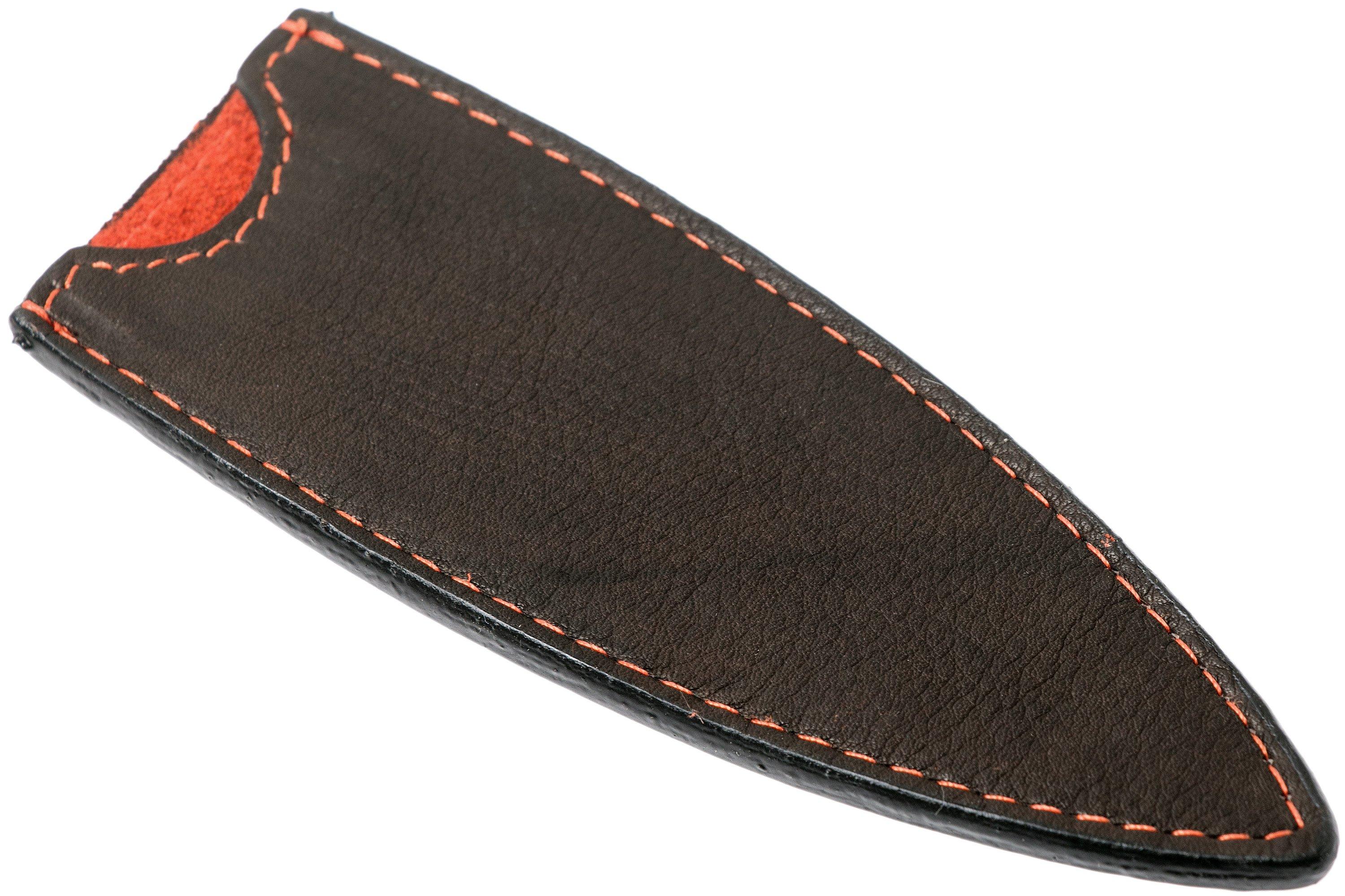 Deejo mocca leather sheath for 27g Deejo, E503 sheath | Advantageously ...