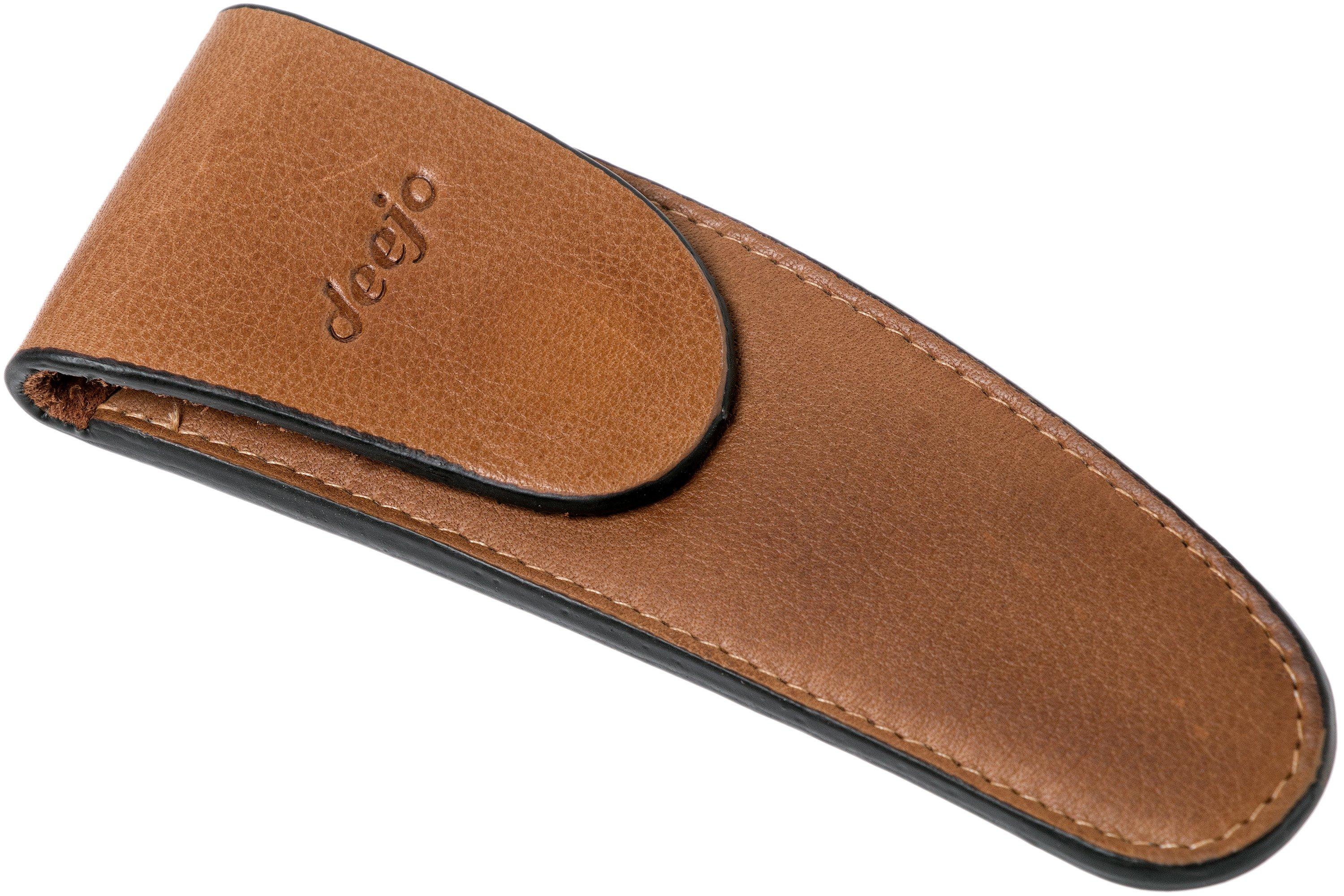 Deejo natural leather belt sheath for 37g Deejo, E504 sheath ...
