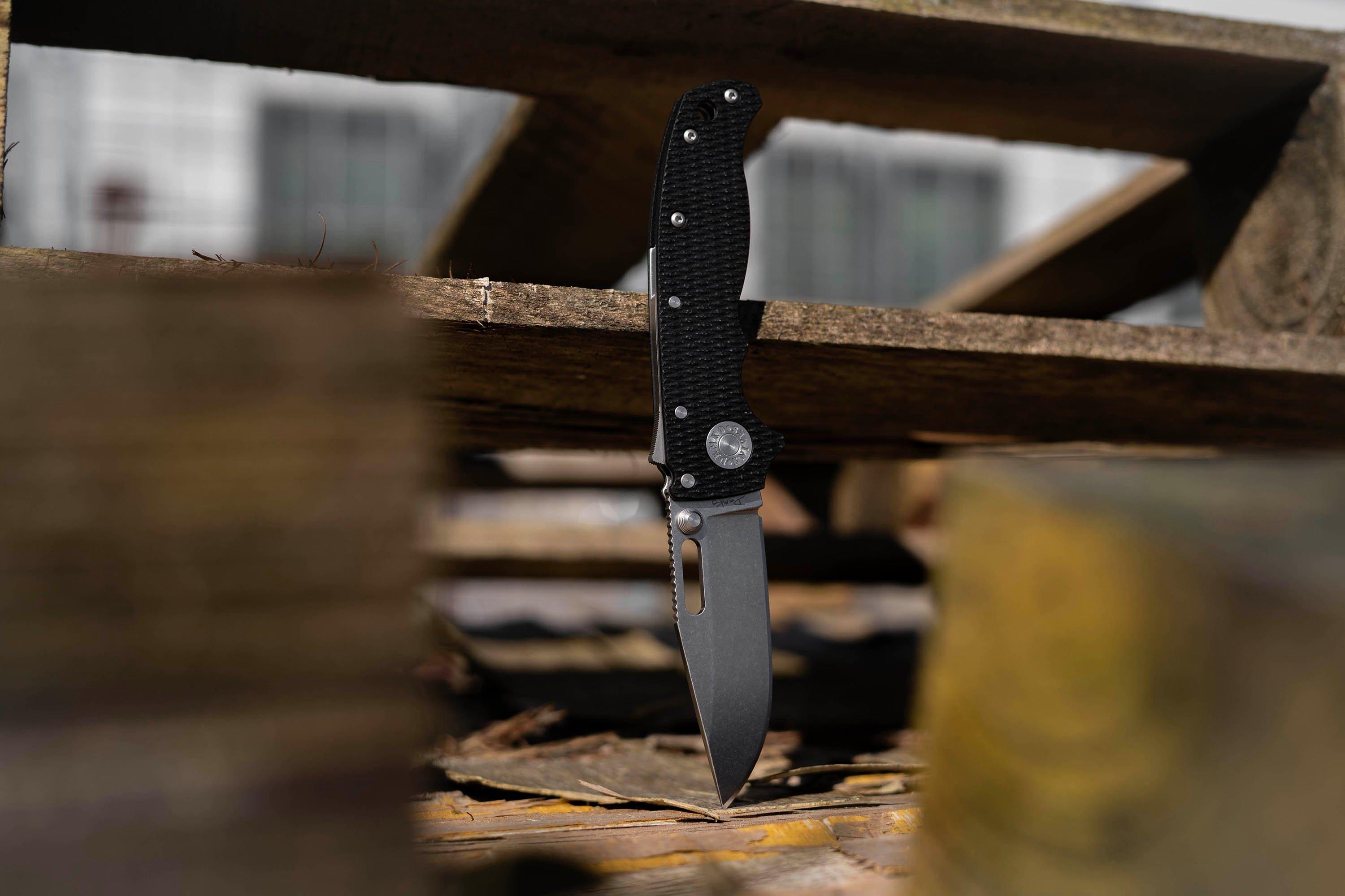 Demko Knives AD20.5 Shark-Lock CPM 20CV Clip Point AD205-20CV-BLK-CP Black G10, zakmes ...