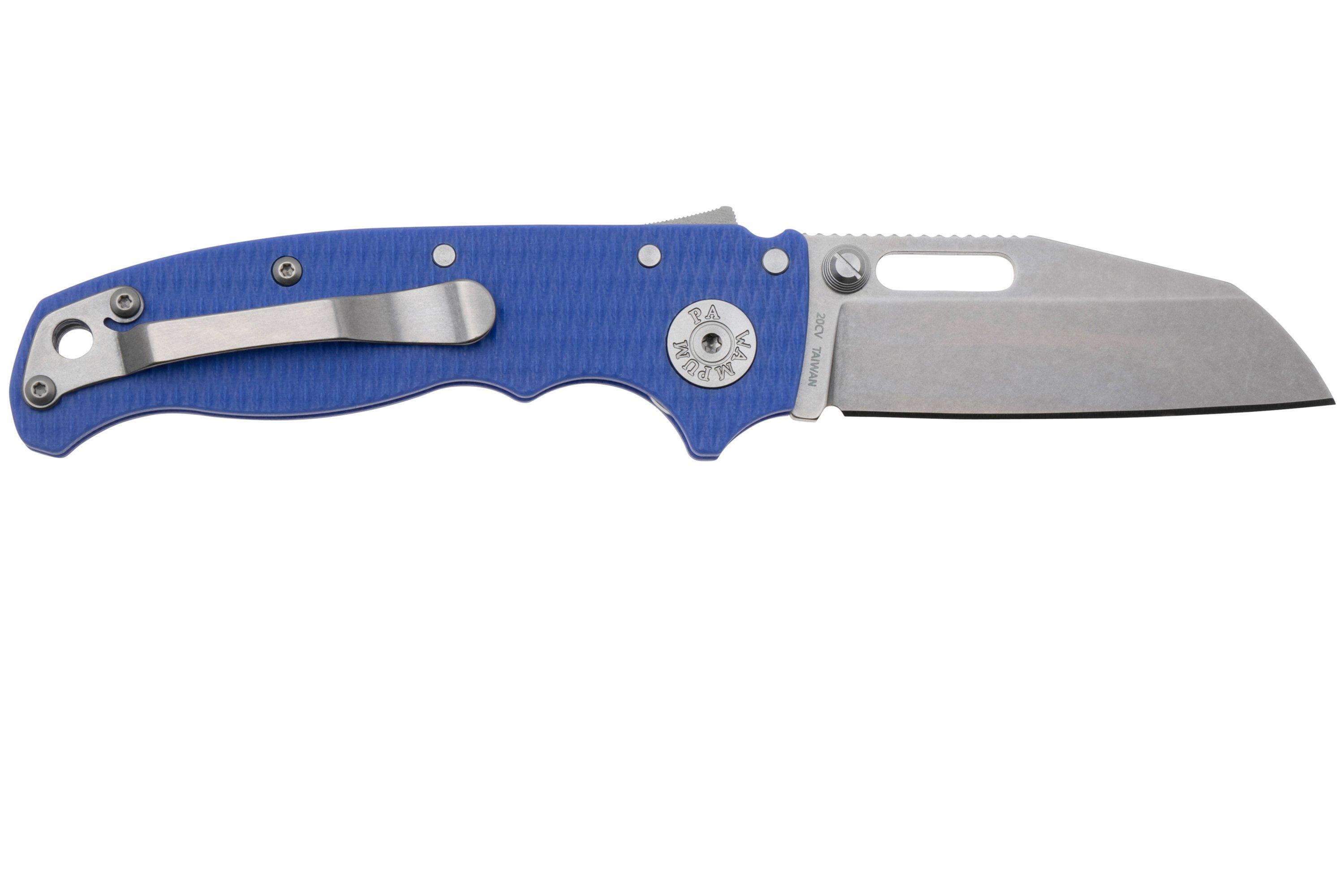 Demko Knives AD20.5 Shark-Lock CPM 20CV Shark Foot AD205-20CV-BLUG10-SF ...