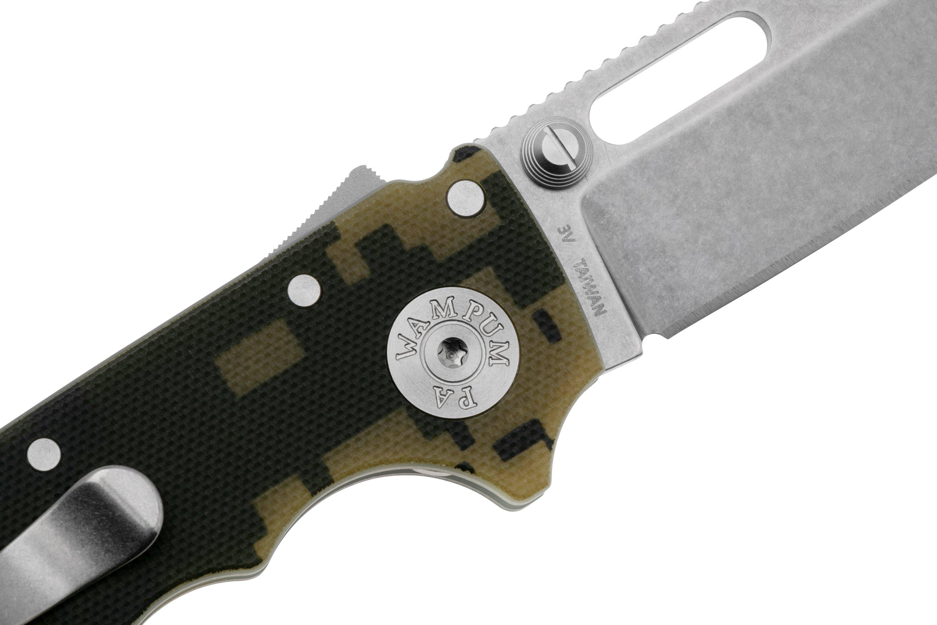 Demko Knives AD20.5 Shark-Lock CPM 3V Clip Point AD205-3V-CPDC Digi ...