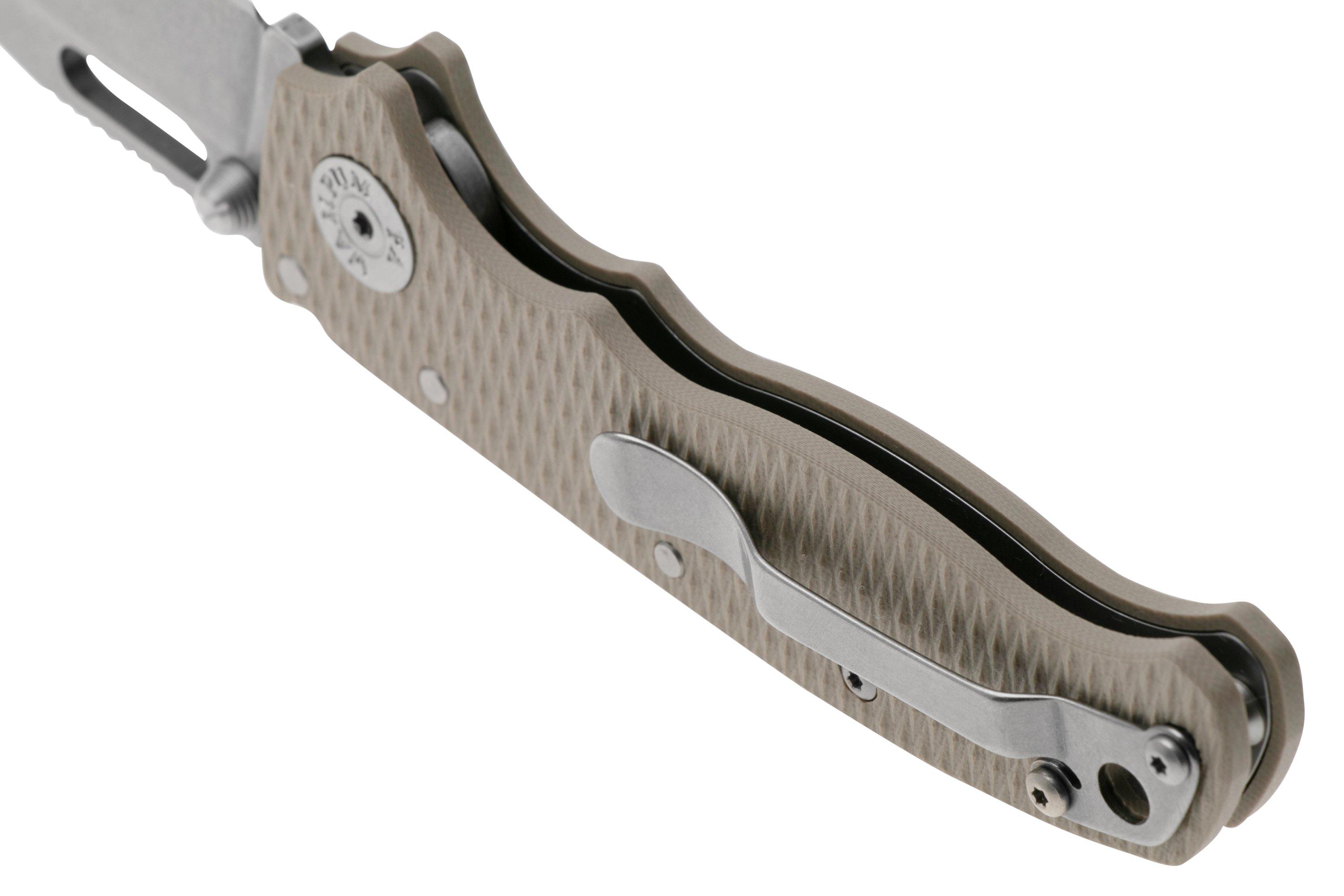 Demko Knives AD20.5 Shark-Lock CPM 3V Shark Foot AD205-3V-SFCT Coyote ...