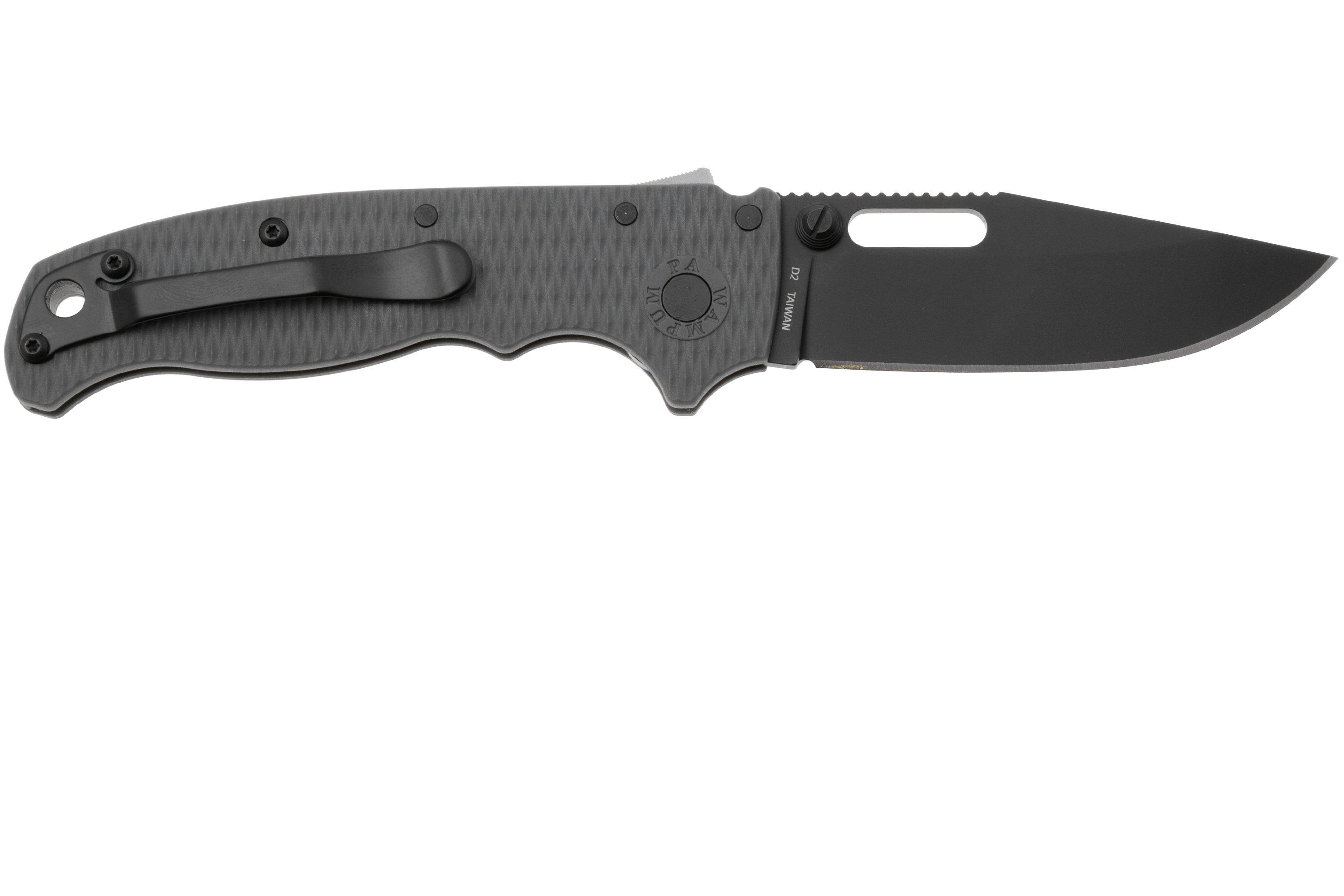 Demko AD20.5 Shark-Lock, DLC D2 Clip Point, 205-D2-CP-DLC, Grivory ...