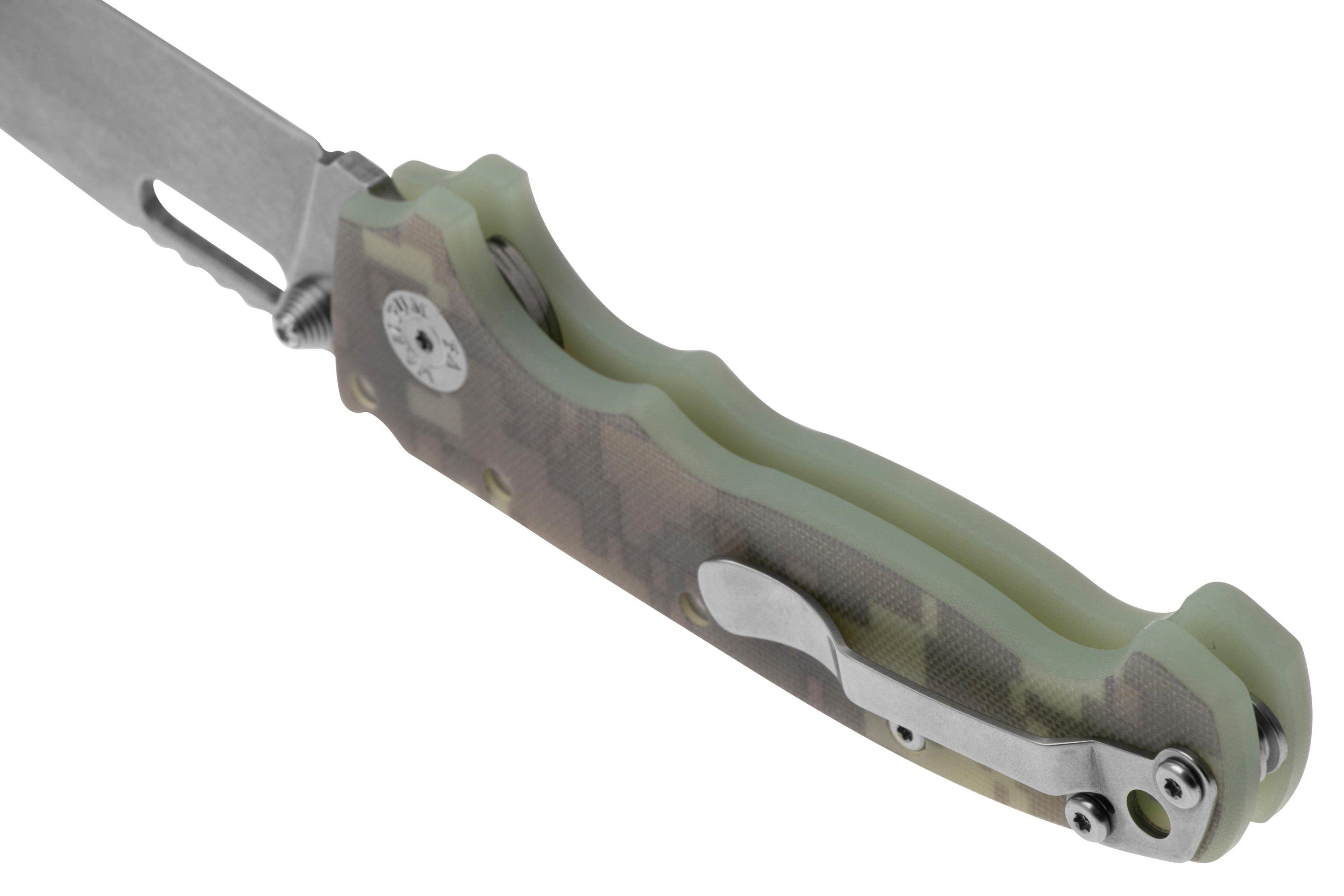 Demko Knives AD20I 1 Slim Shark Lock CPM MagnaCut Drop Point Digi-Camo ...