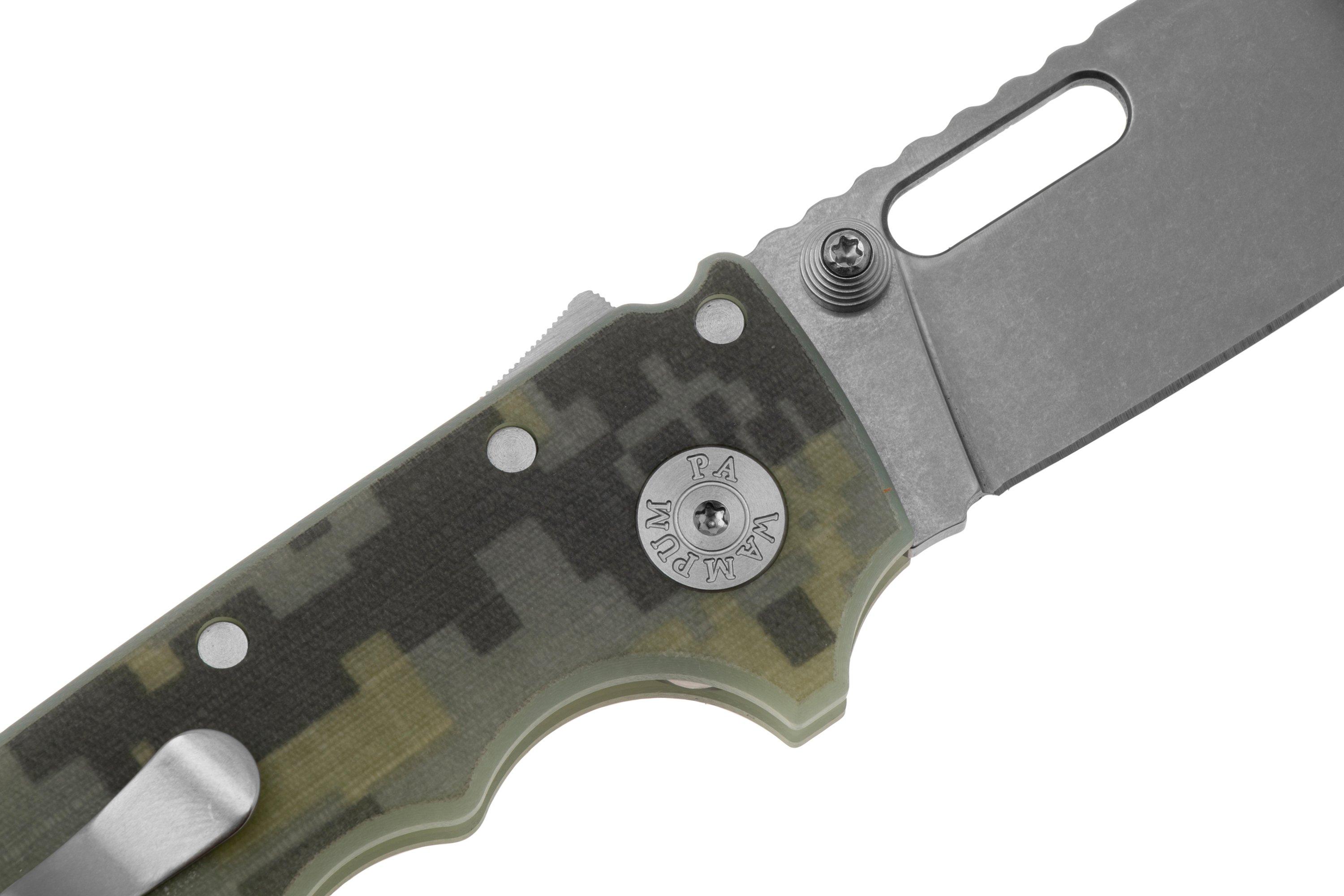 Demko Knives AD20I 3 Slim Shark Lock CPM MagnaCut Drop Point Digi-Camo ...