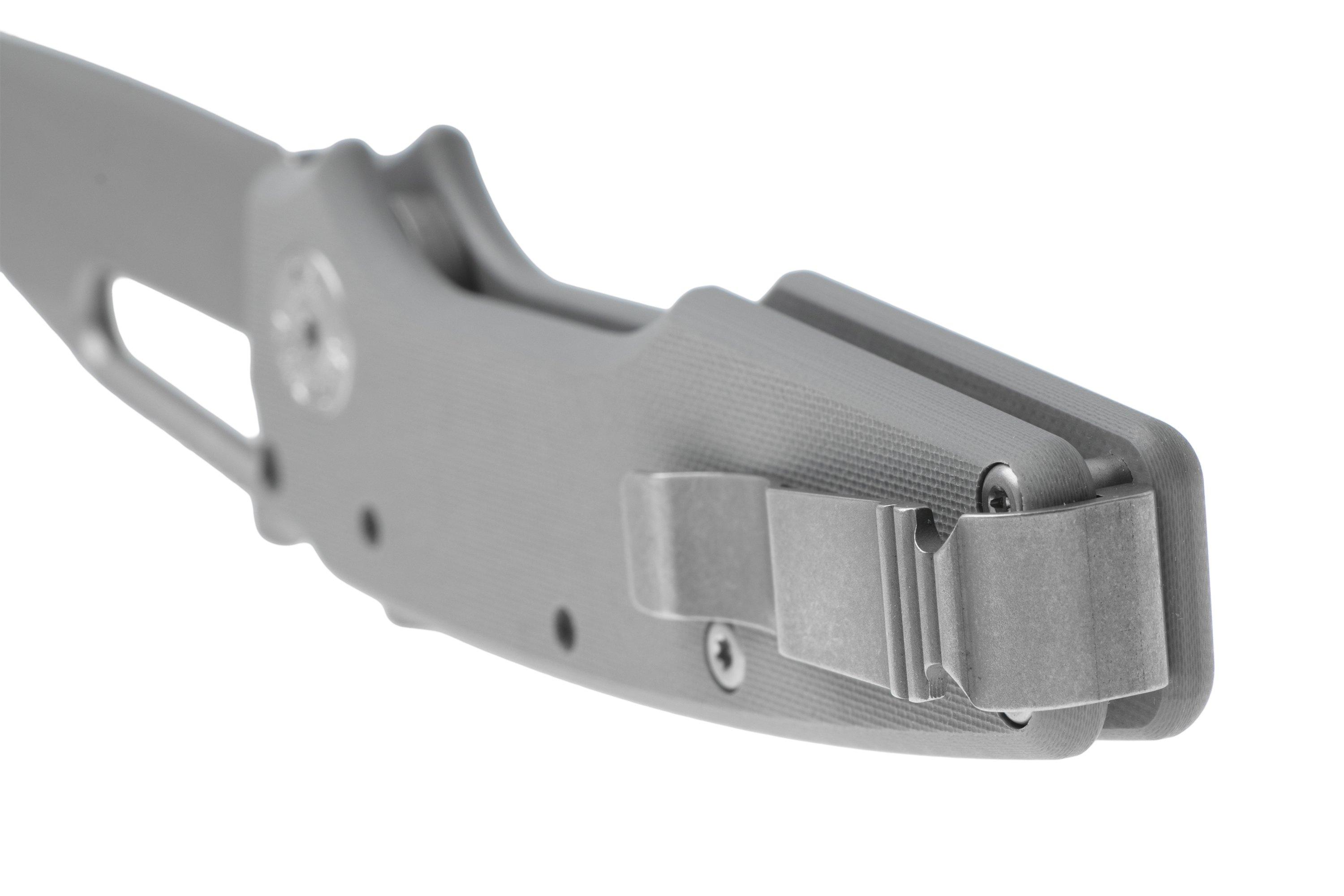 Demko Knives MG AD22 Shark-Foot AD22-MC-GRAY-G10-SF Stonewashed ...