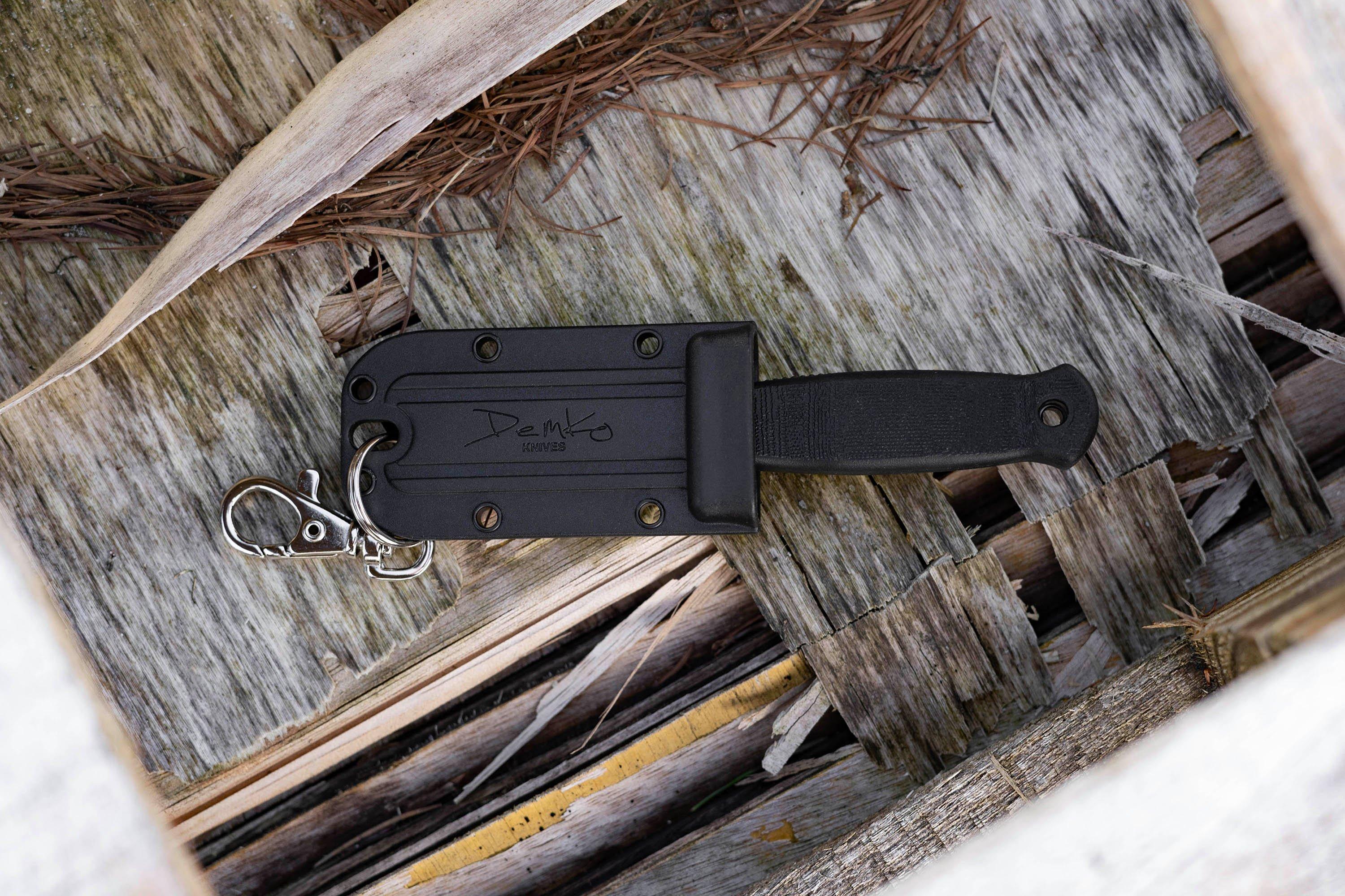 Demko Knives Armiger 2 Serrated Clip Point ARM2-4034SS-CP-SERR Black ...