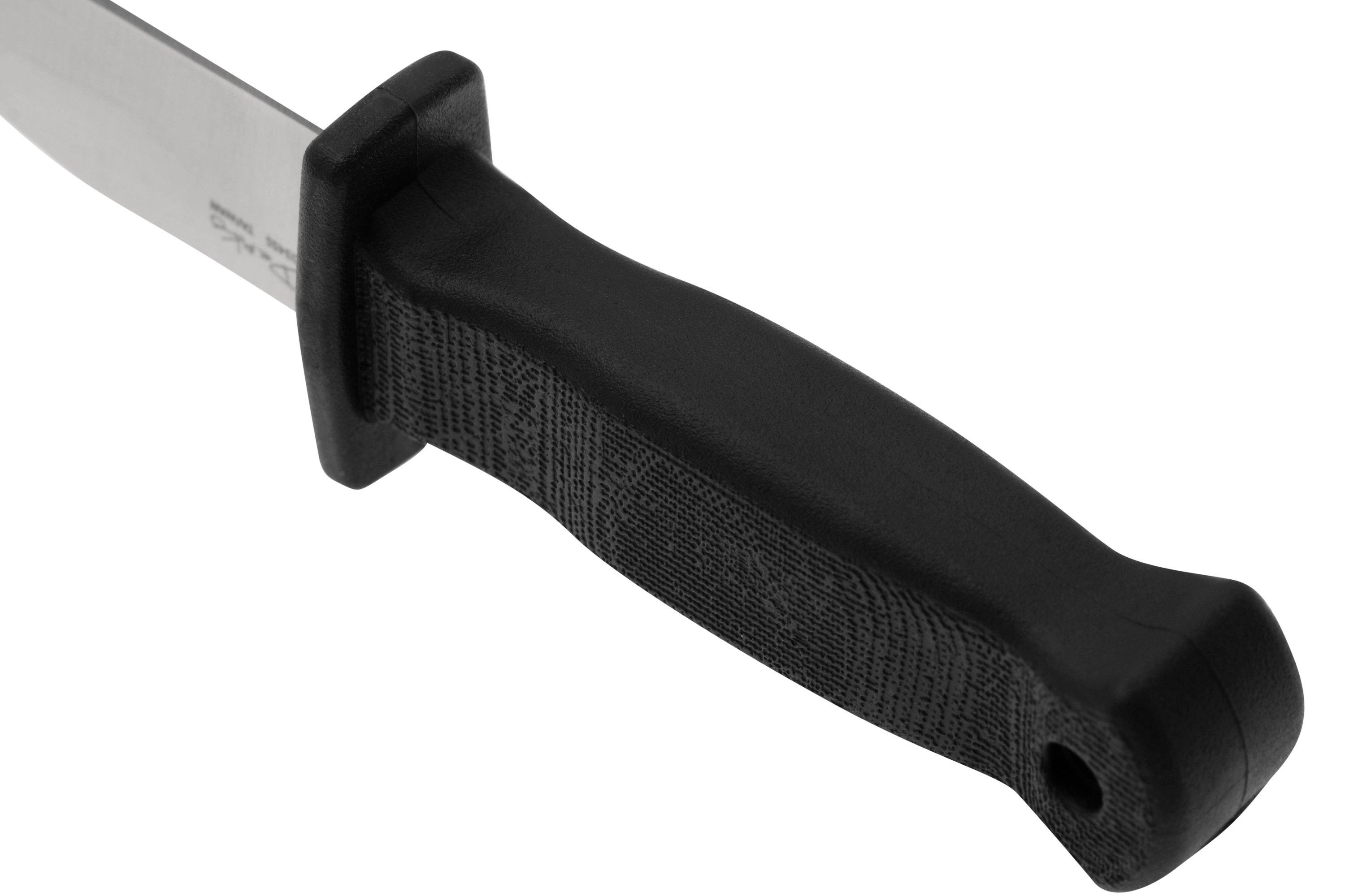 Demko Knives Armiger 2 Clip Point ARM2-4034SS-CP Black TPR, neck knife ...