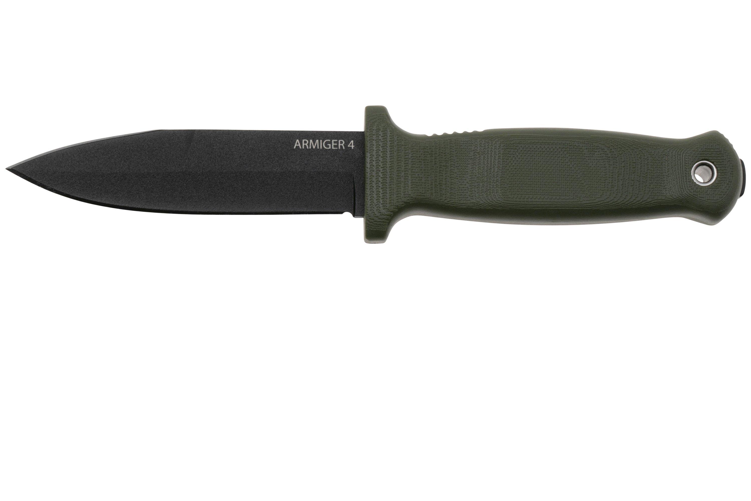 Demko Knives Armiger 4 Spear Point ARM4-80CrV2-OD-SPR OD-Green TPR ...