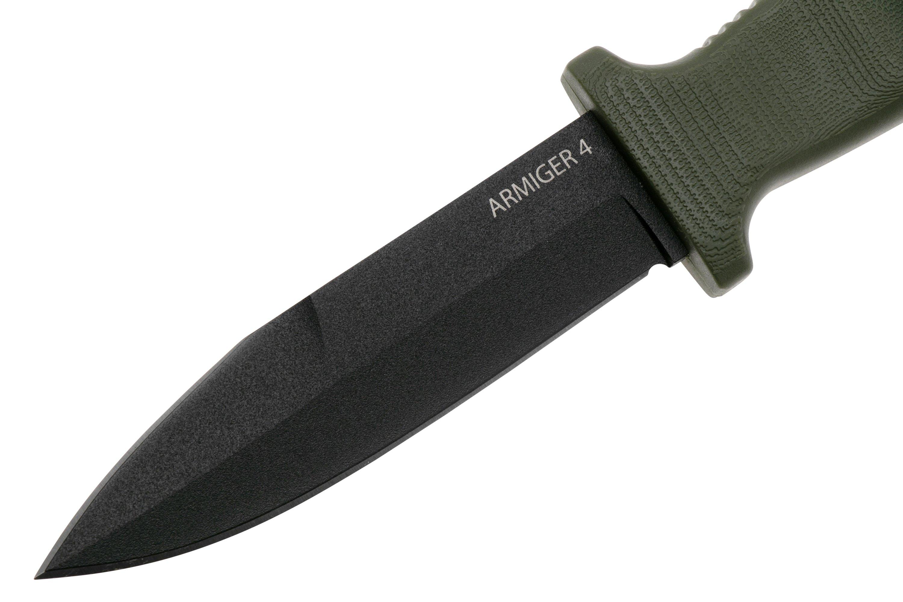 Demko Knives Armiger 4 Spear Point ARM4-80CrV2-OD-SPR OD-Green TPR ...