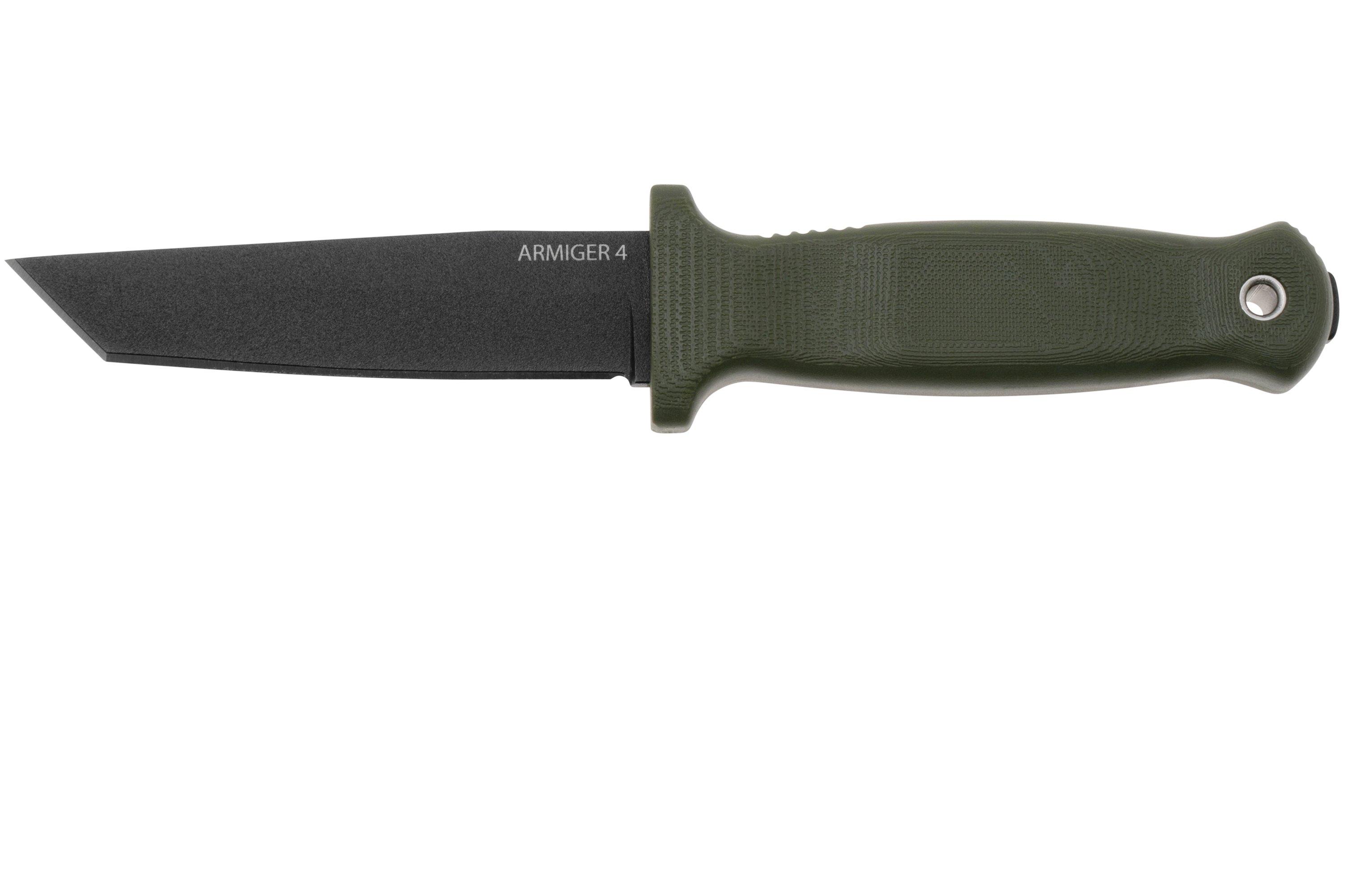 Demko Knives Armiger 4 Tanto Point ARM4-80CrV2-OD-TP OD-Green TPR ...