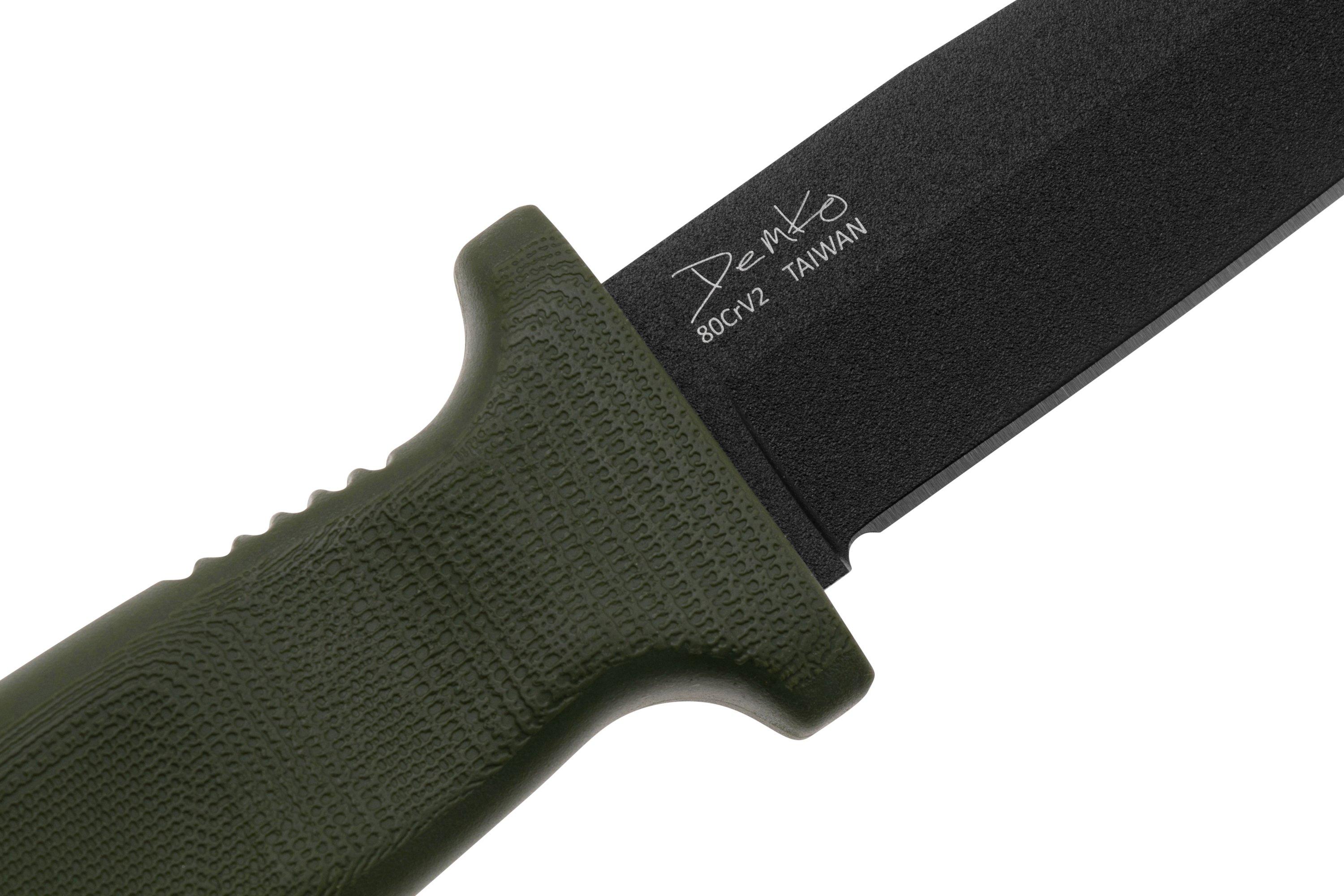 Demko Knives Armiger 4 Tanto Point ARM4-80CrV2-OD-TP OD-Green TPR ...