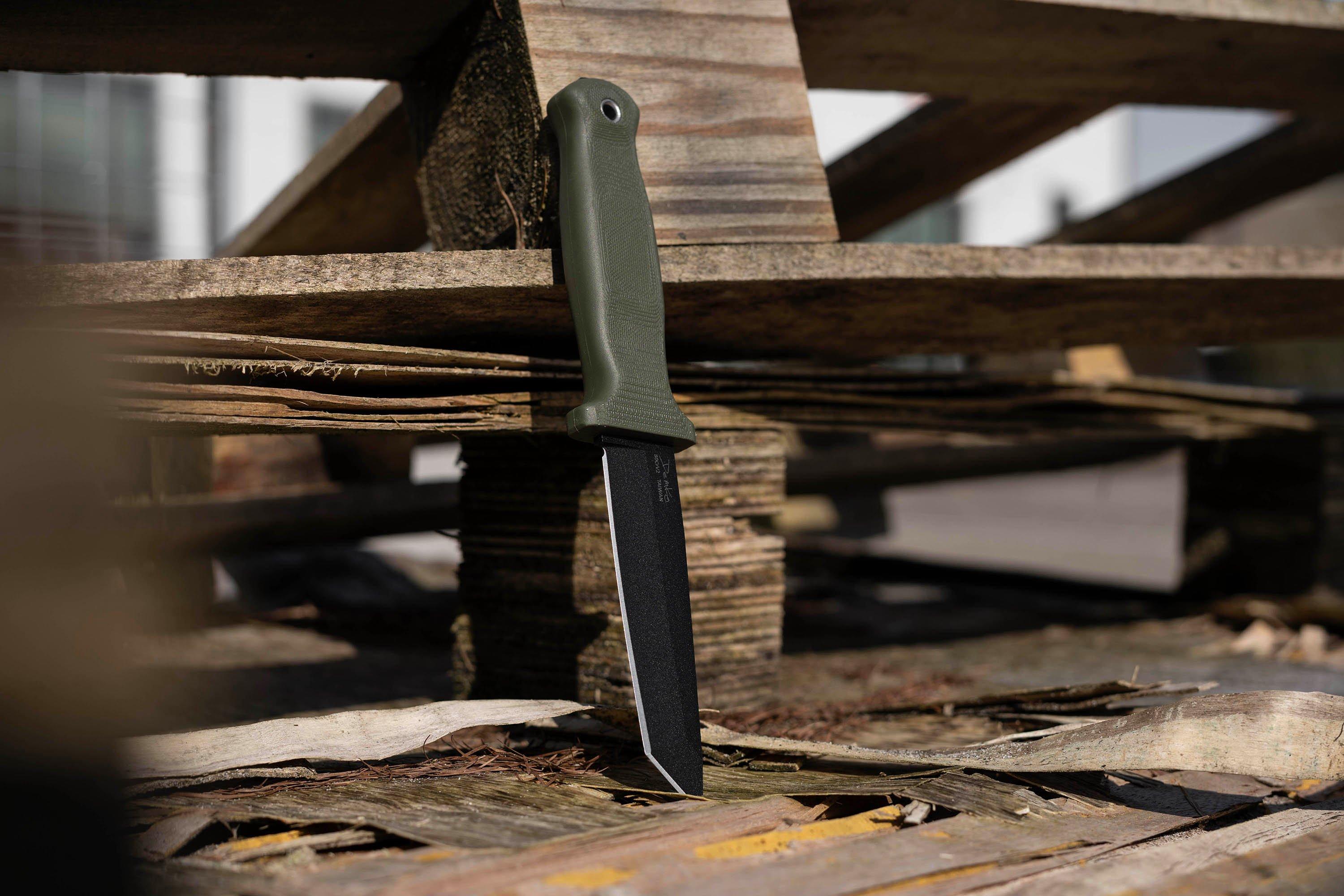 Demko Knives Armiger 4 Tanto Point ARM4-80CrV2-OD-TP OD-Green TPR ...