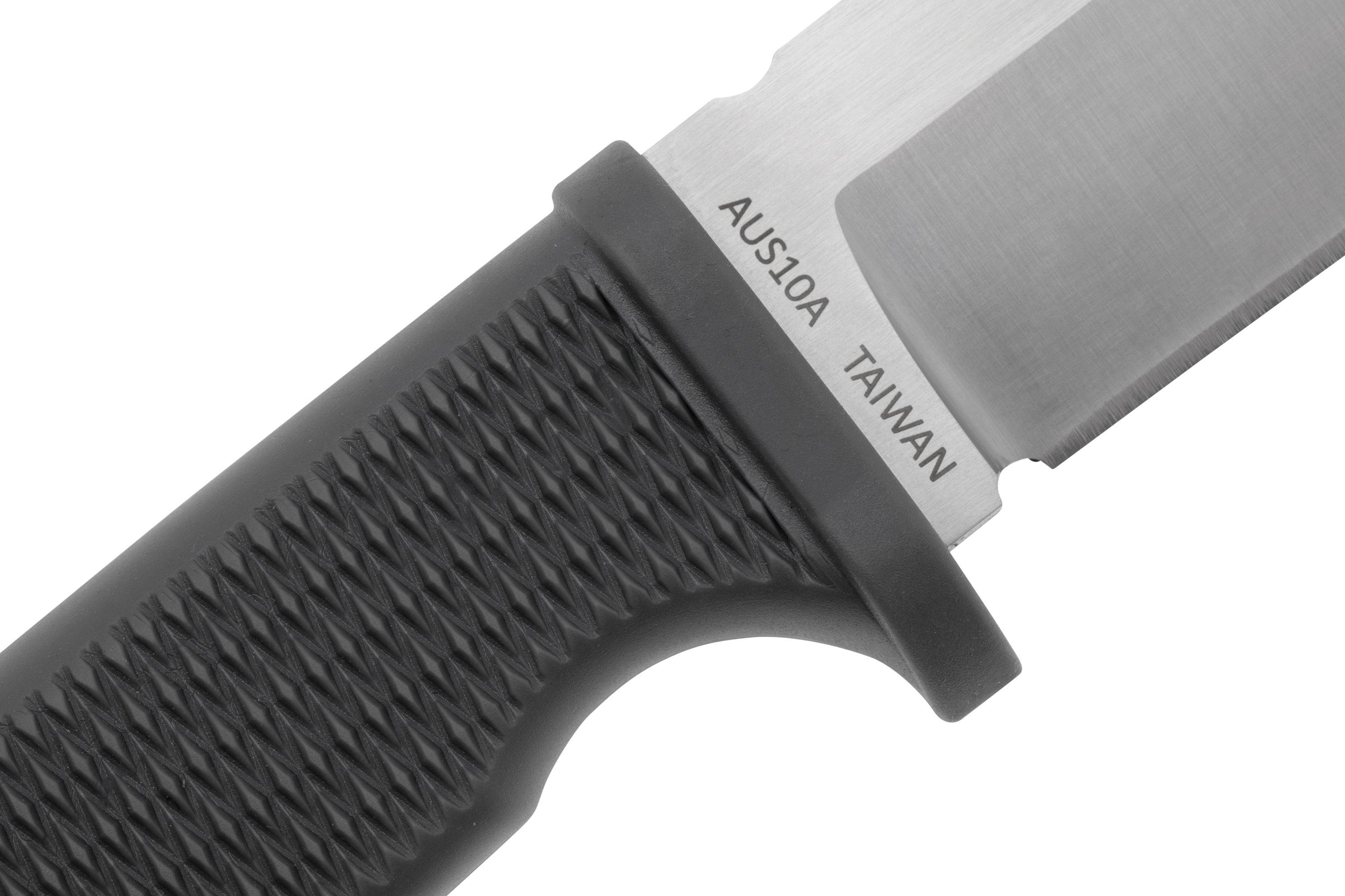 Demko Knives FreeReign AUS10A Drop Point FR-10A-GREY Grey Rubber ...