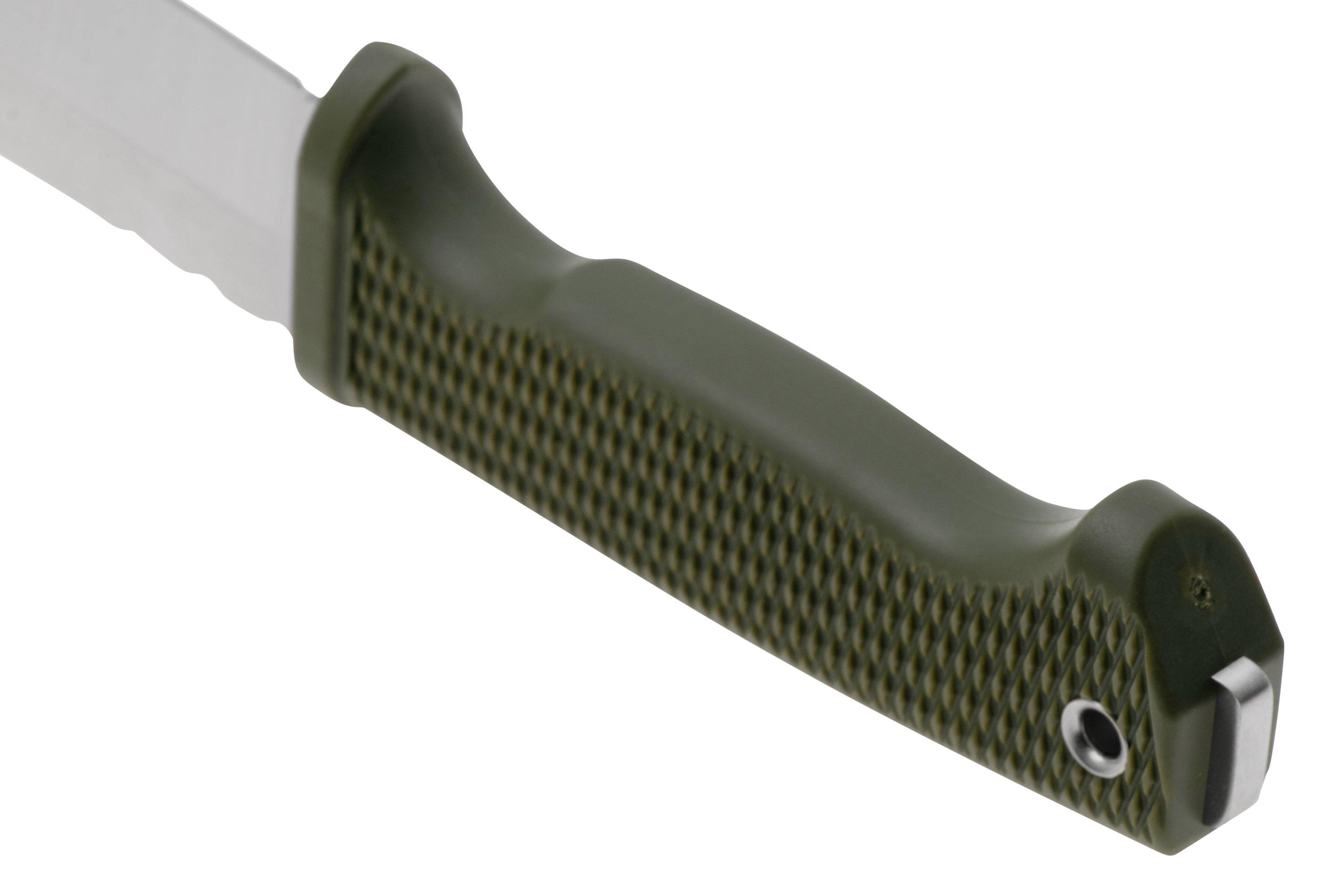 Demko Knives FreeReign AUS10A Tanto FR-10A-TOD OD-Green Rubber, outdoor ...
