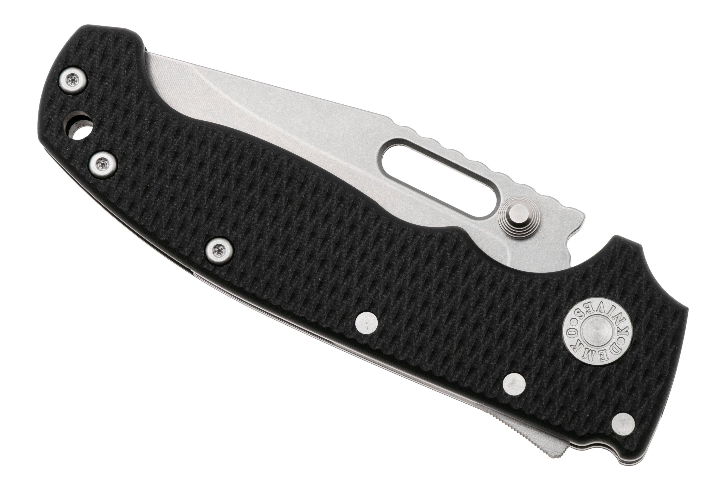 Demko Knives MG AD20S Shark-Lock, MagnaCut Clip Point MGAD20S-MAG-BLK ...