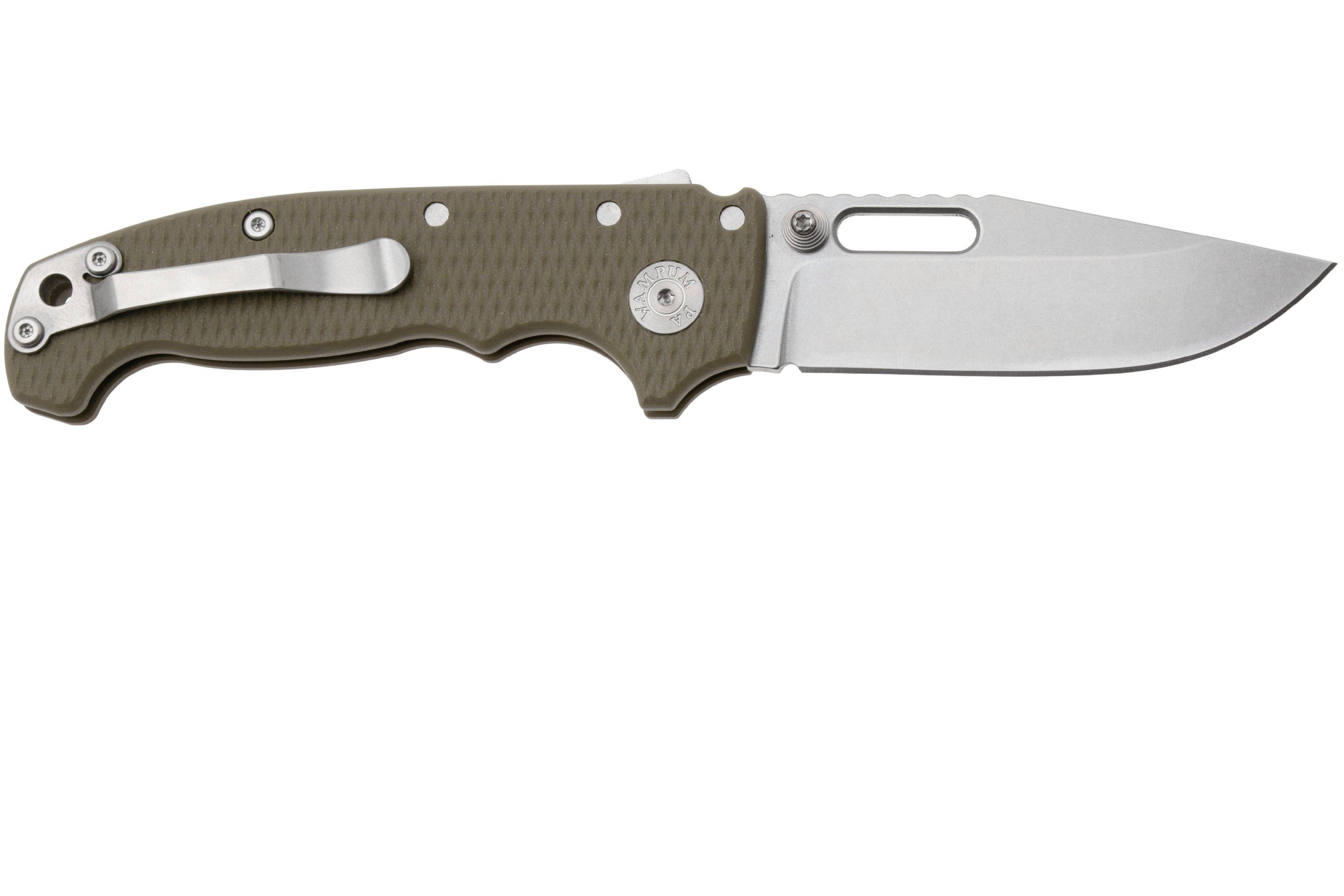 Demko Knives MG AD20S Shark-Lock, MagnaCut Clip Point MGAD20S-MAG-ODG ...