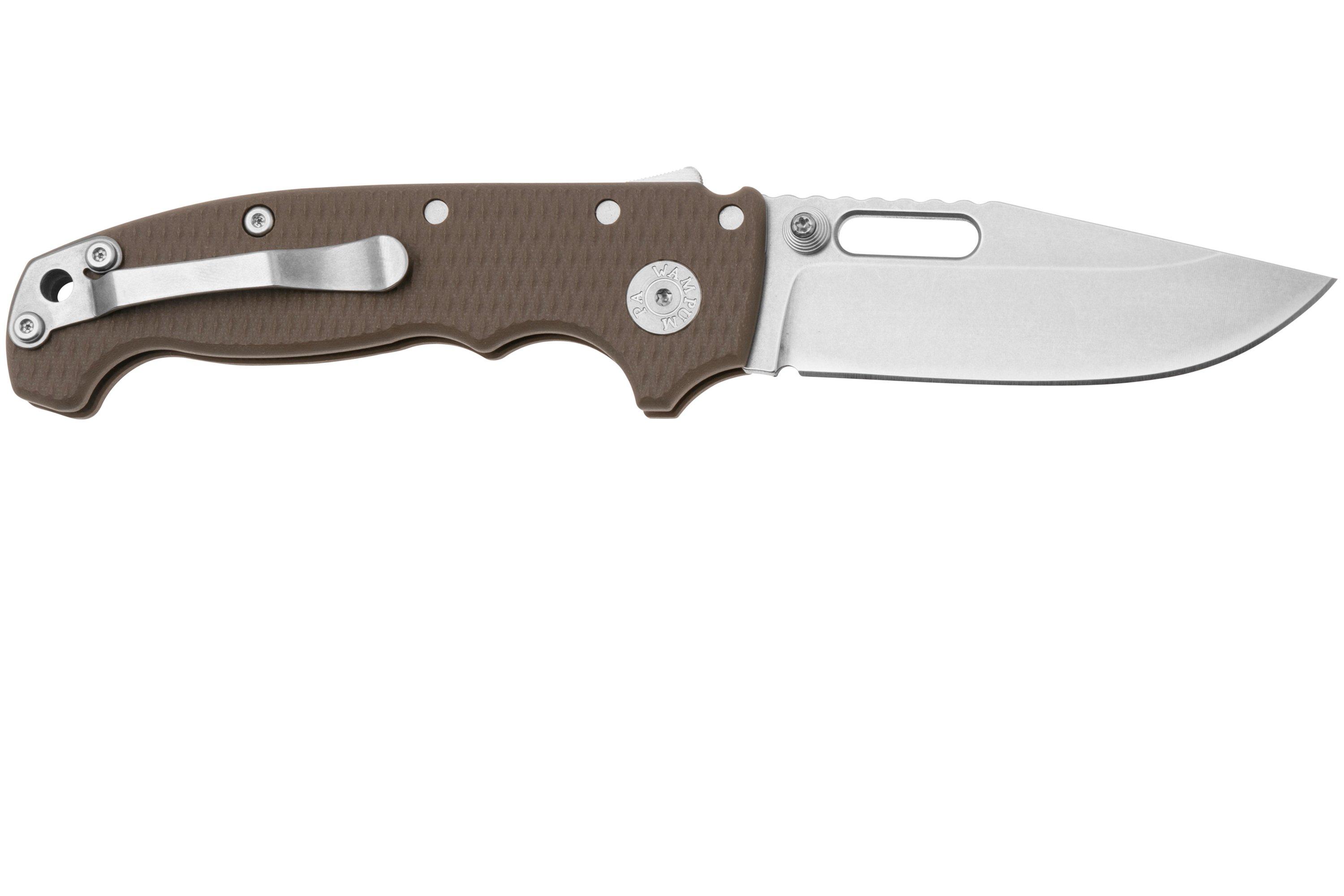 Demko Knives MG AD20S Shark-Lock, CPM 20CV Clip Point MGAD20S-MLD-EARTH ...
